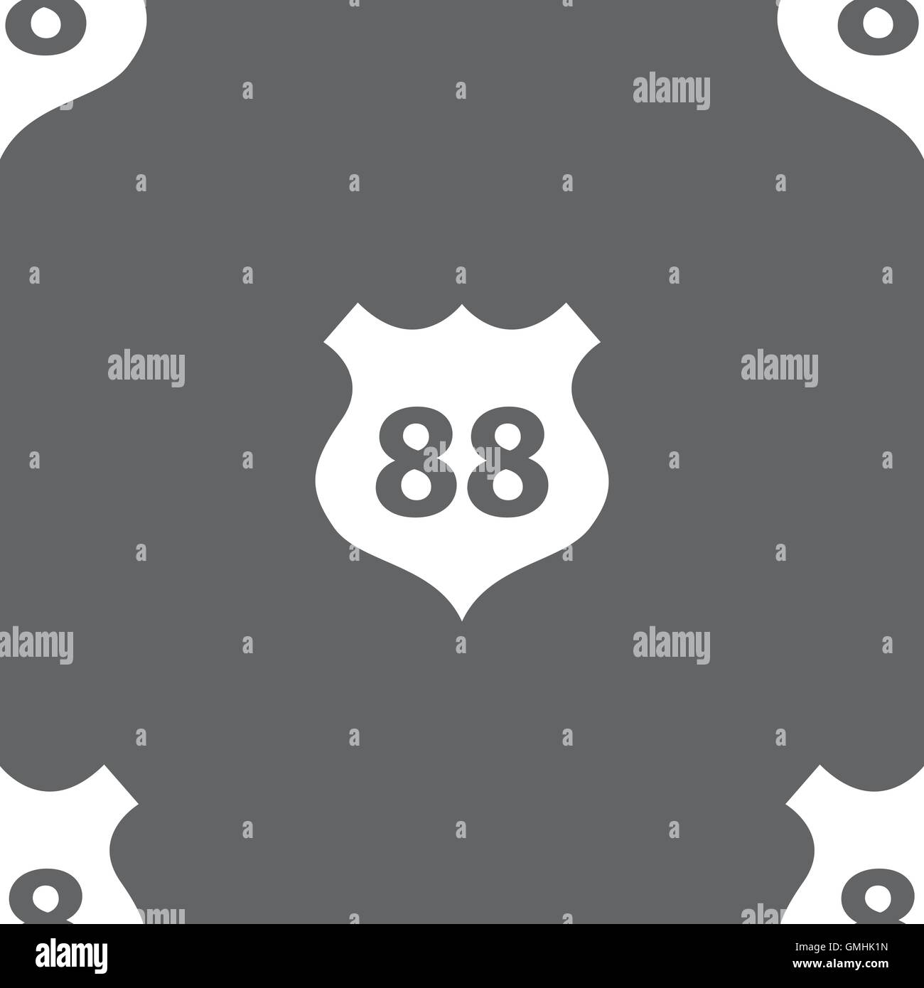 Bike route signage Stock Vector Images - Alamy