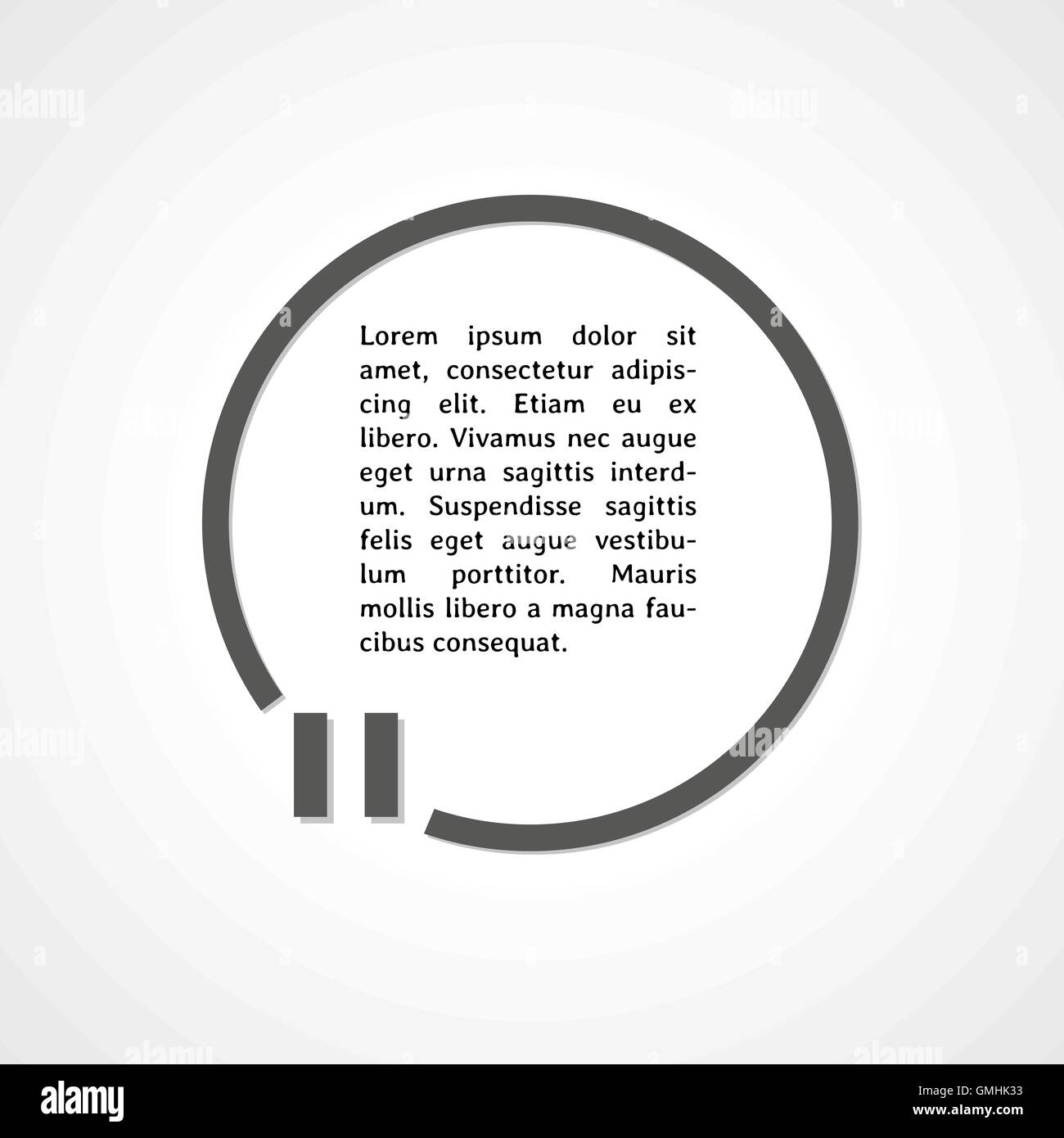 pause symbol and circle Stock Vector Image & Art - Alamy