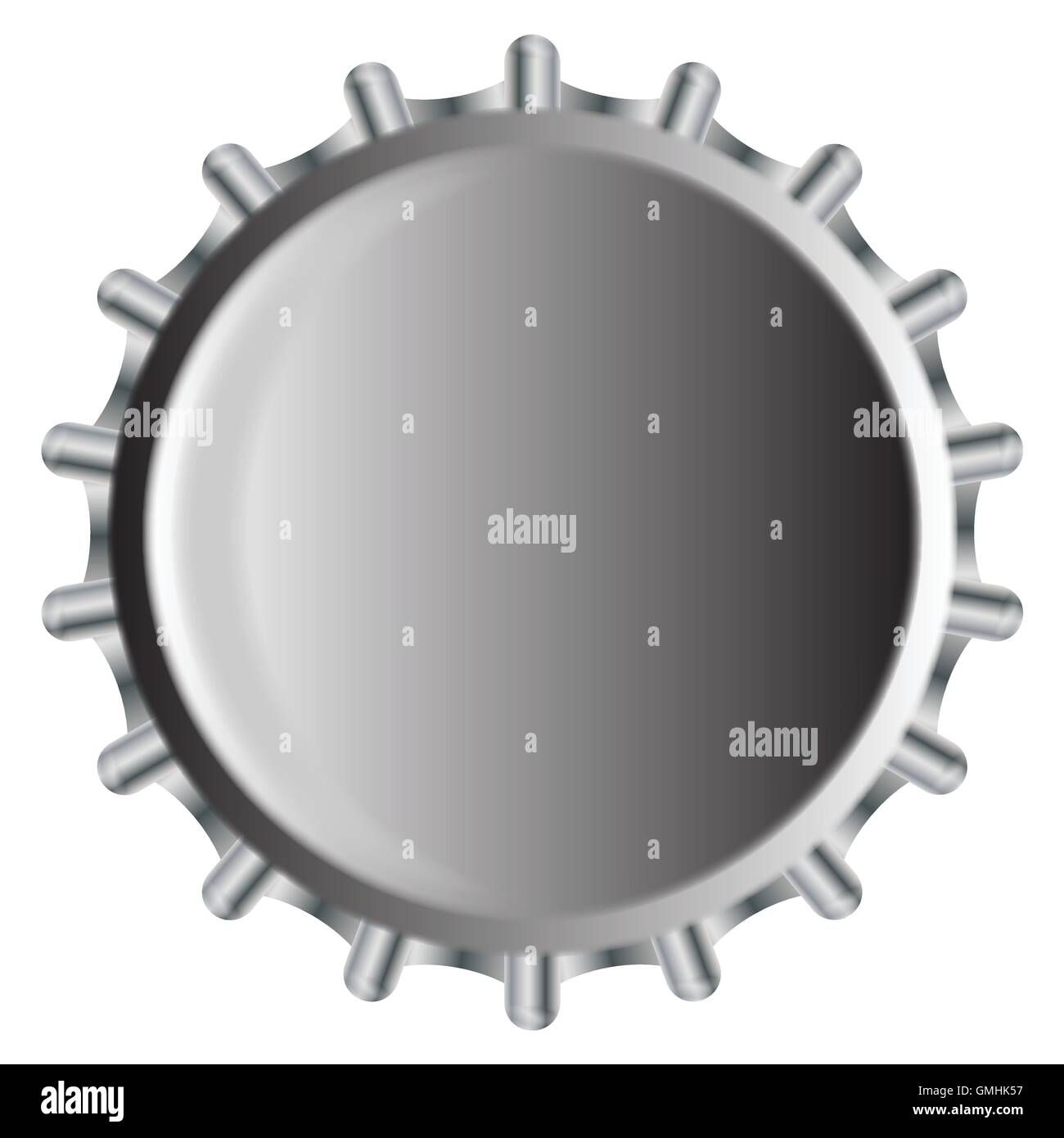 Metal Bottle Cap Stock Vector Image & Art - Alamy