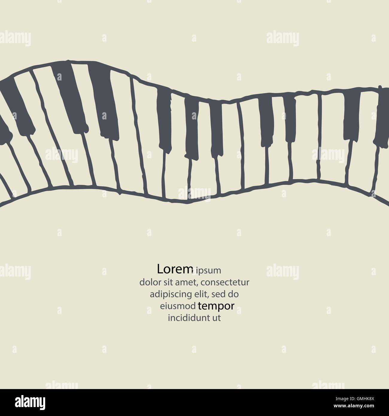 Piano keys sketch Stock Vector Image & Art - Alamy