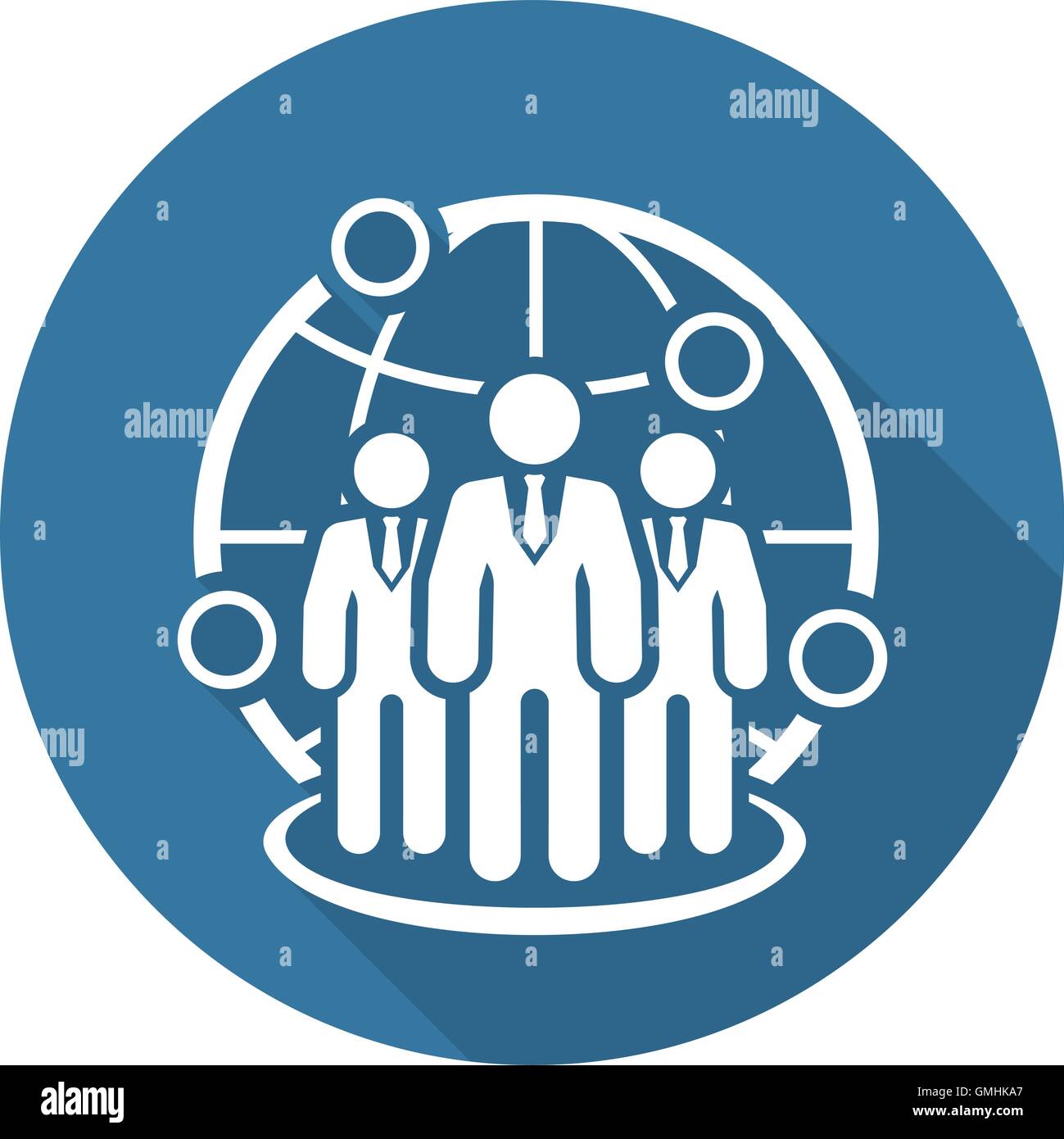 Global Business Icon. Flat Design Stock Vector Image & Art - Alamy