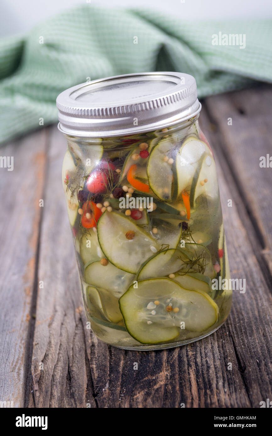 Cucumber jar hi-res stock photography and images - Alamy