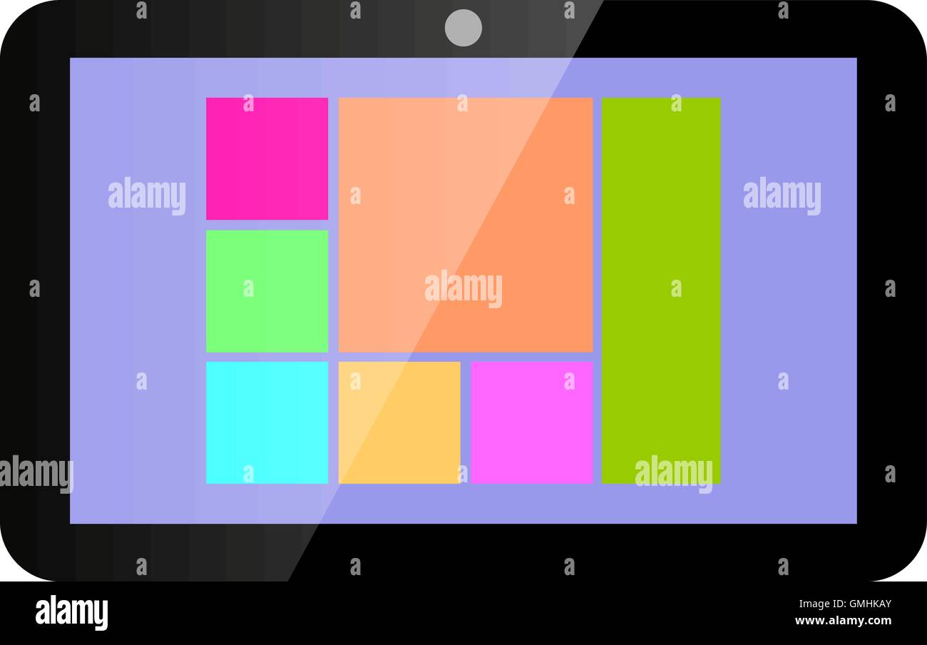 Computer drawing and screen Stock Vector Images - Alamy