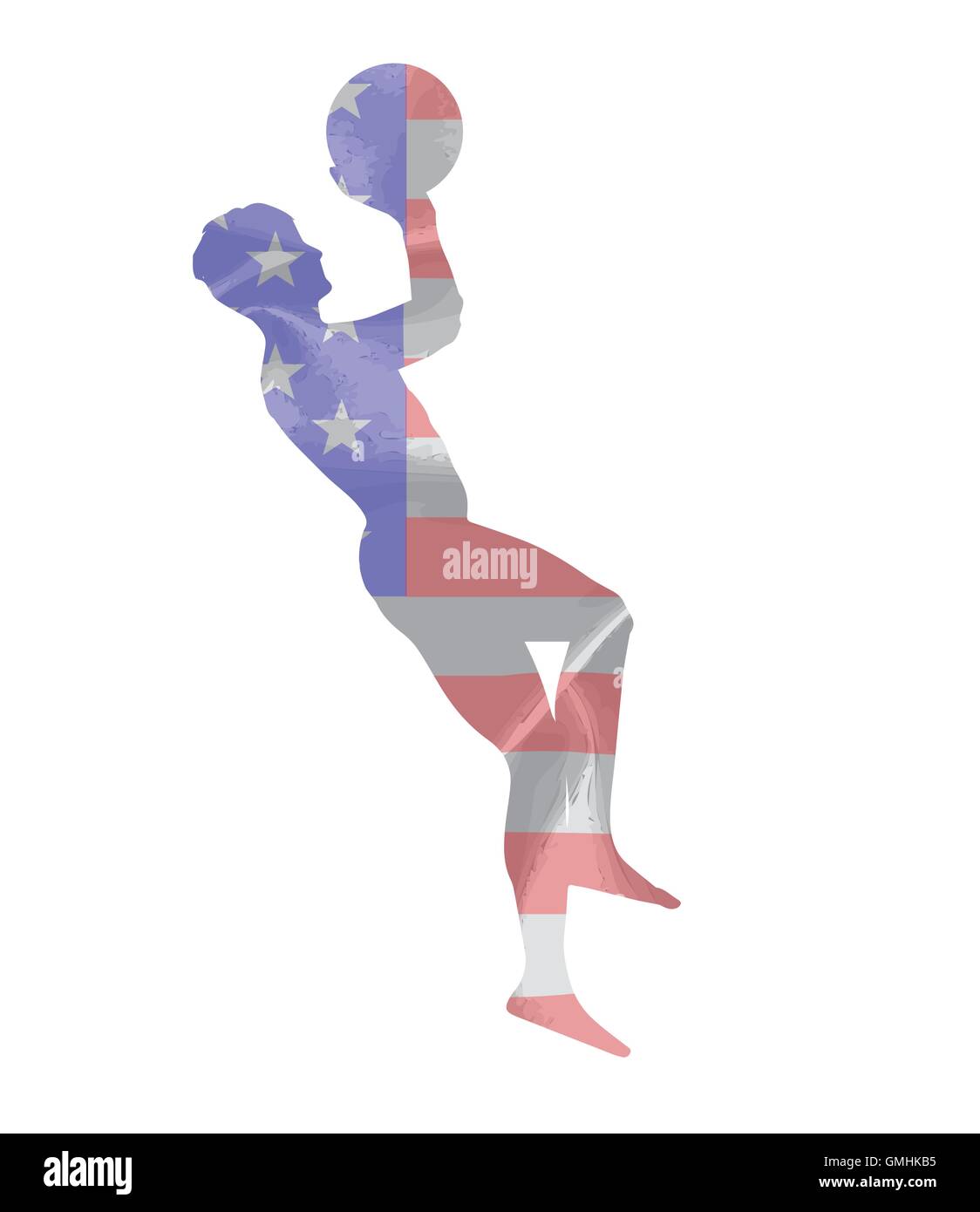 All american basketball Stock Vector Images - Alamy
