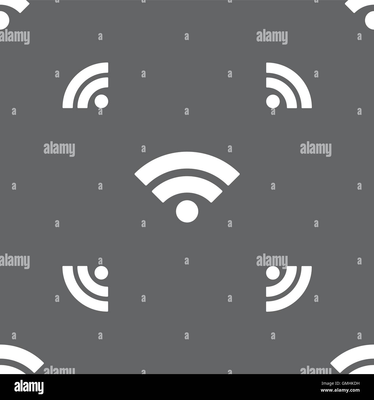 Wifi sign. Wi-fi symbol. Wireless Network icon. Wifi zone. Seamless ...