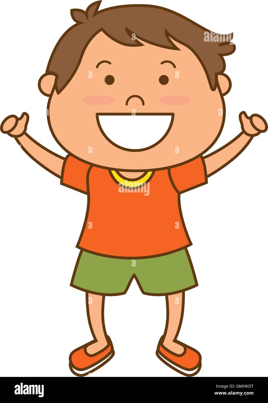 little boy smiling Stock Vector Image & Art - Alamy