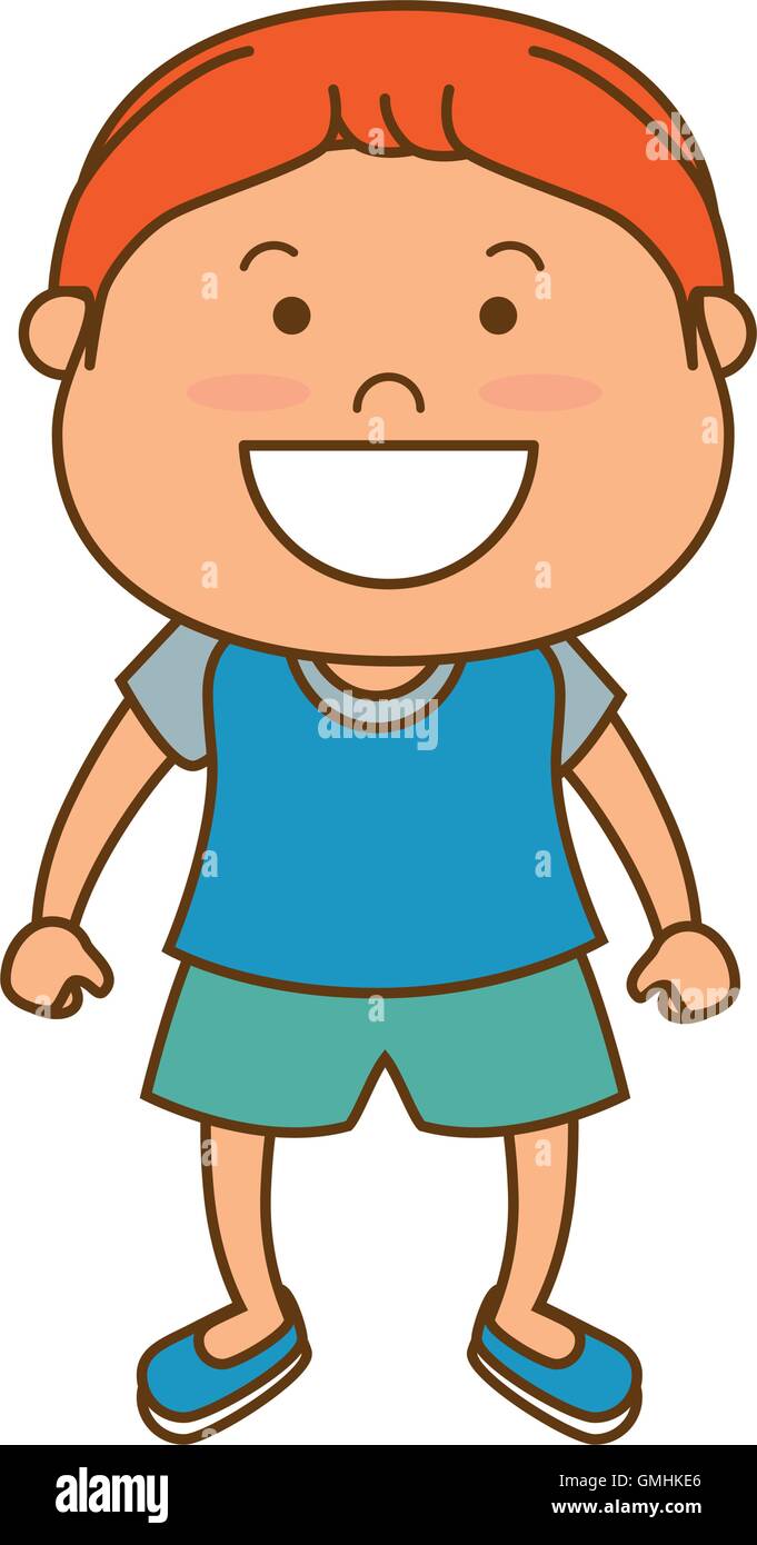 little boy smiling Stock Vector Image & Art - Alamy