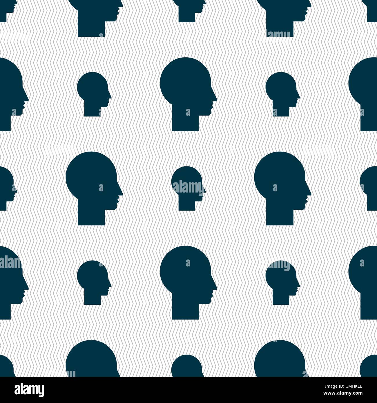 User sign icon. Person symbol. Set colourful buttons. Seamless abstract ...