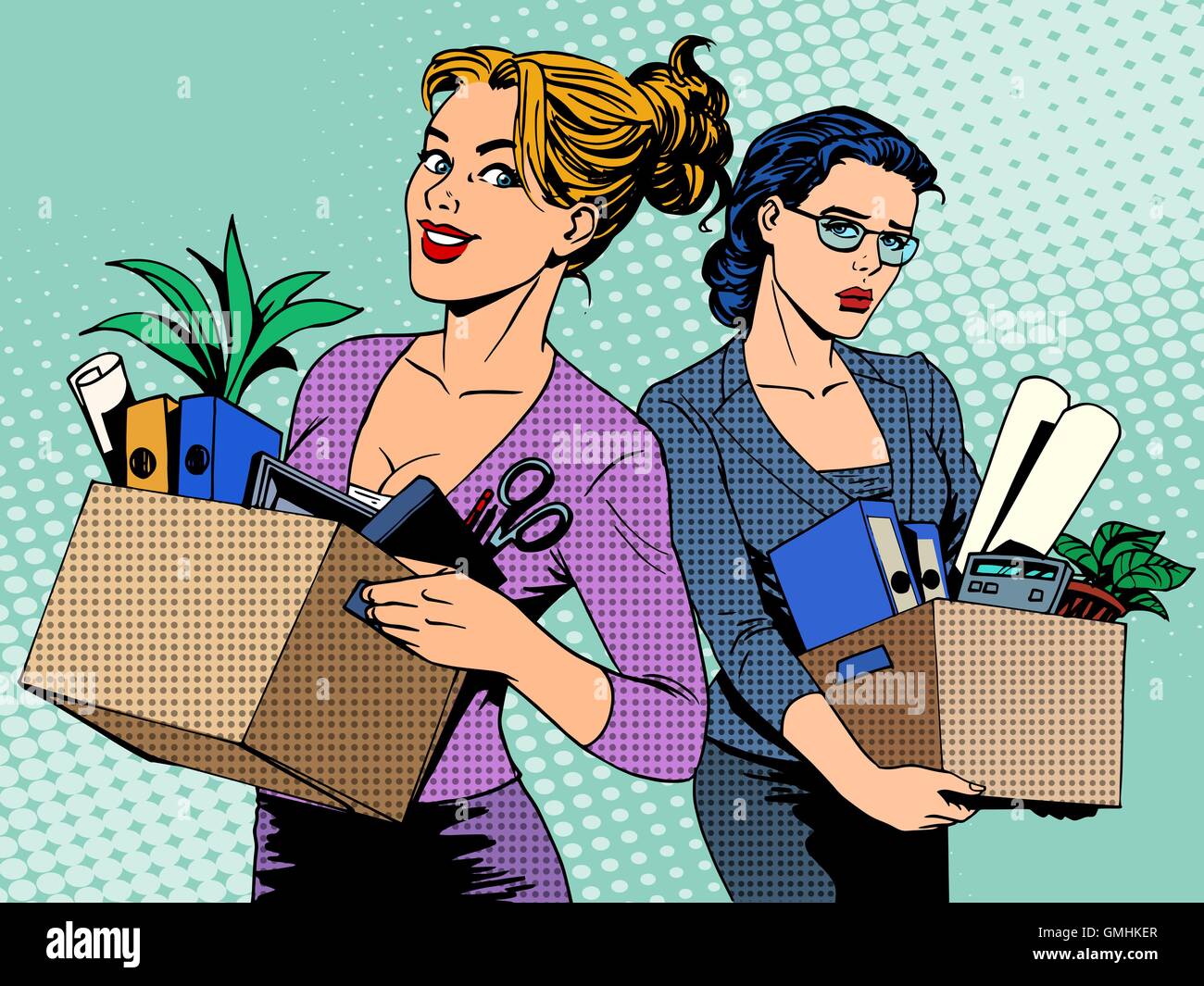Work dismissal Stock Vector Images - Alamy