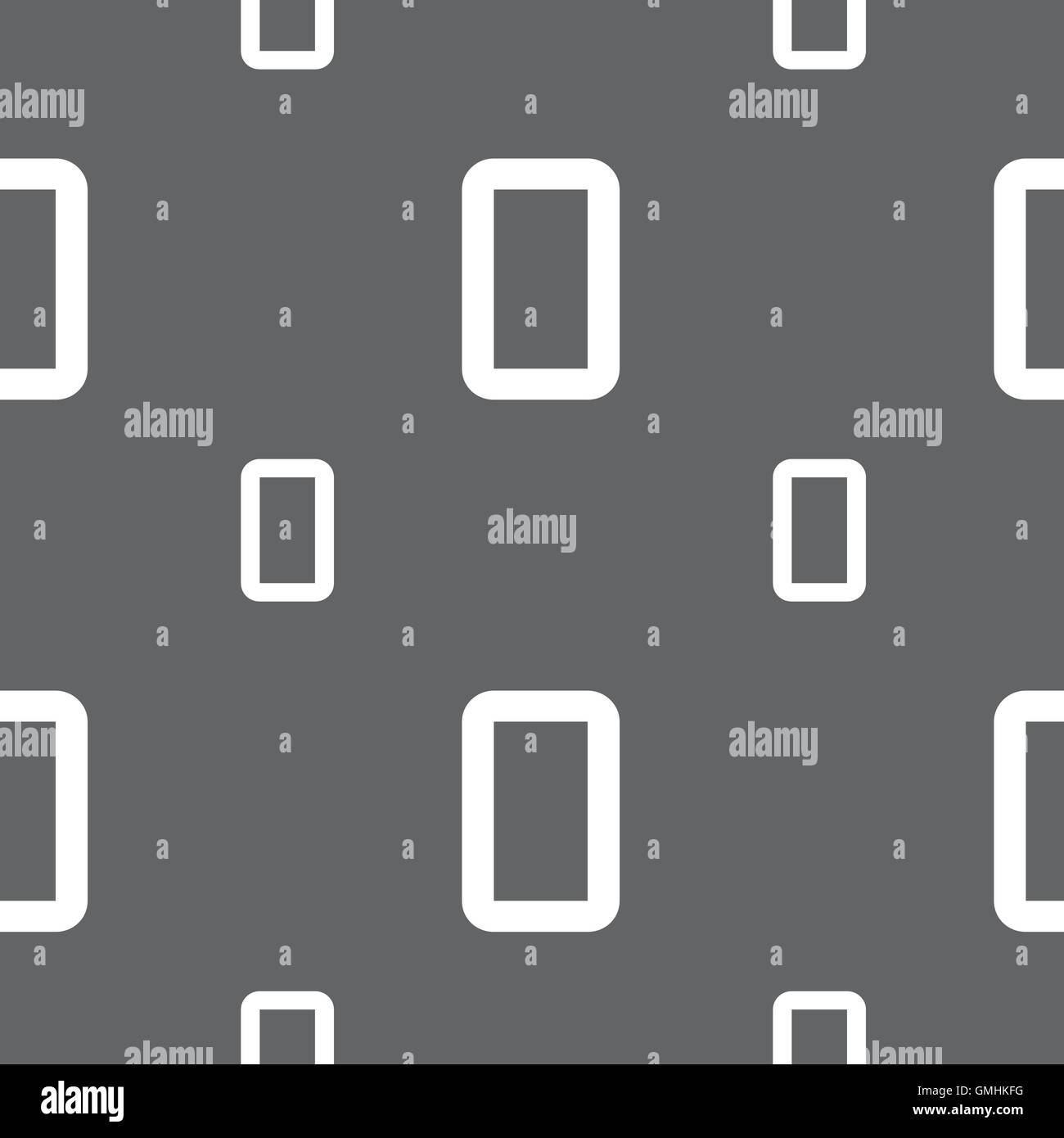 number zero icon sign. Seamless pattern on a gray background. Vector ...