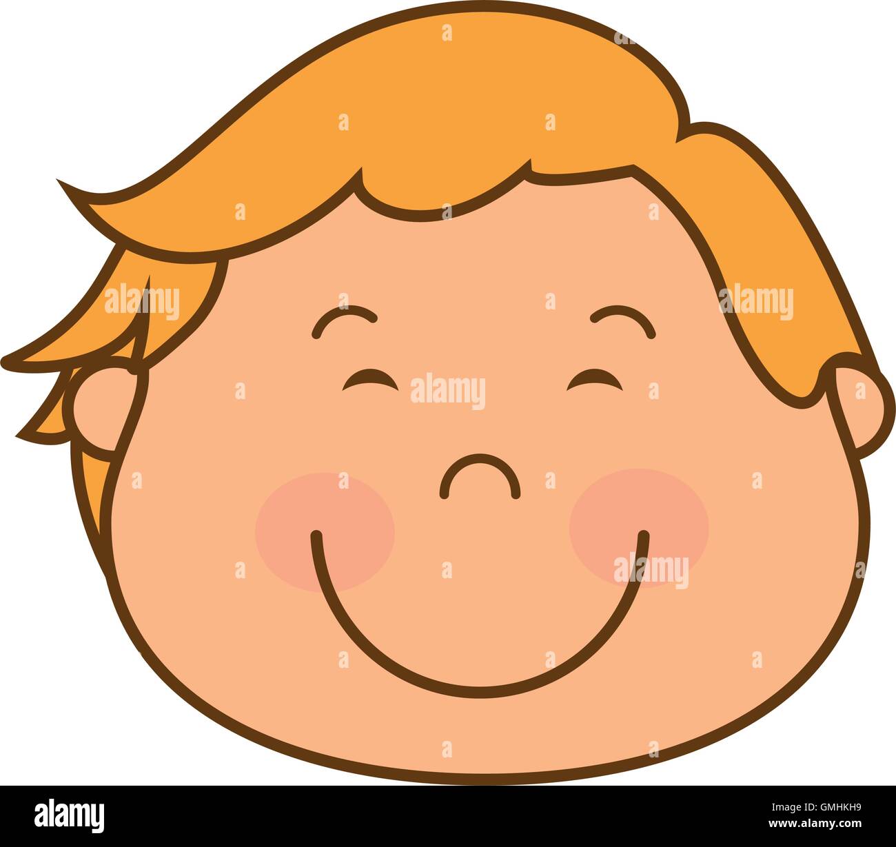 little boy smiling Stock Vector Image & Art - Alamy