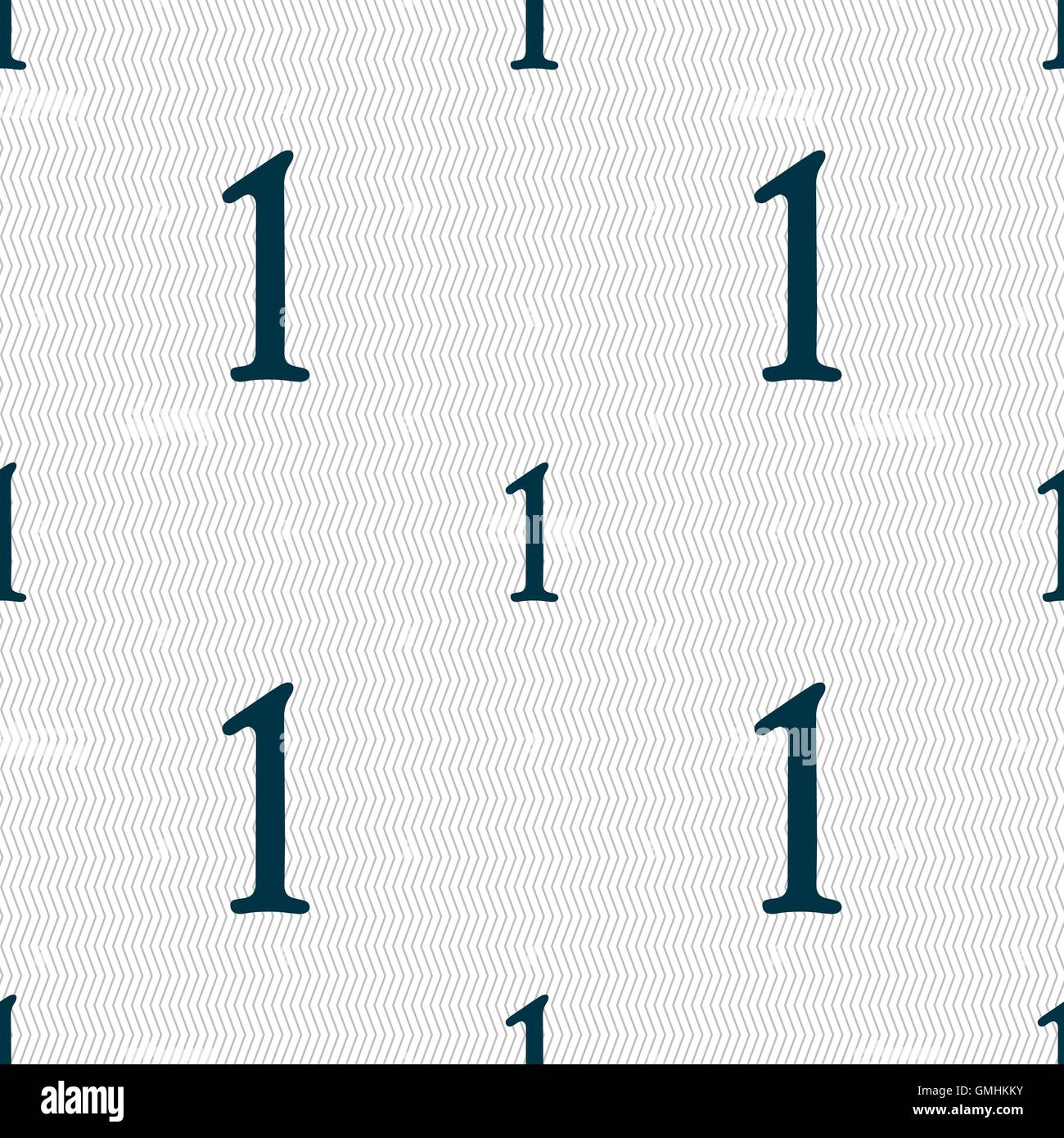 First place award sign. Winner symbol. Step one. Seamless abstract ...