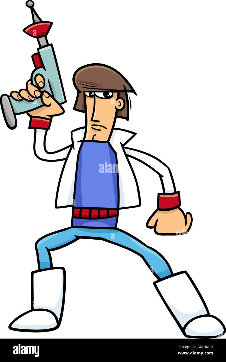 science fiction character cartoon Stock Vector Image & Art - Alamy