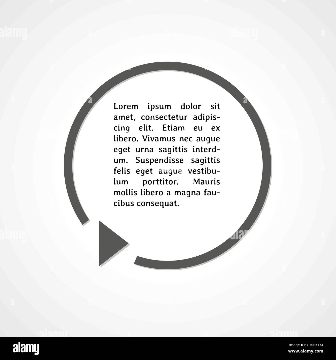 play symbol and circle Stock Vector Image & Art - Alamy