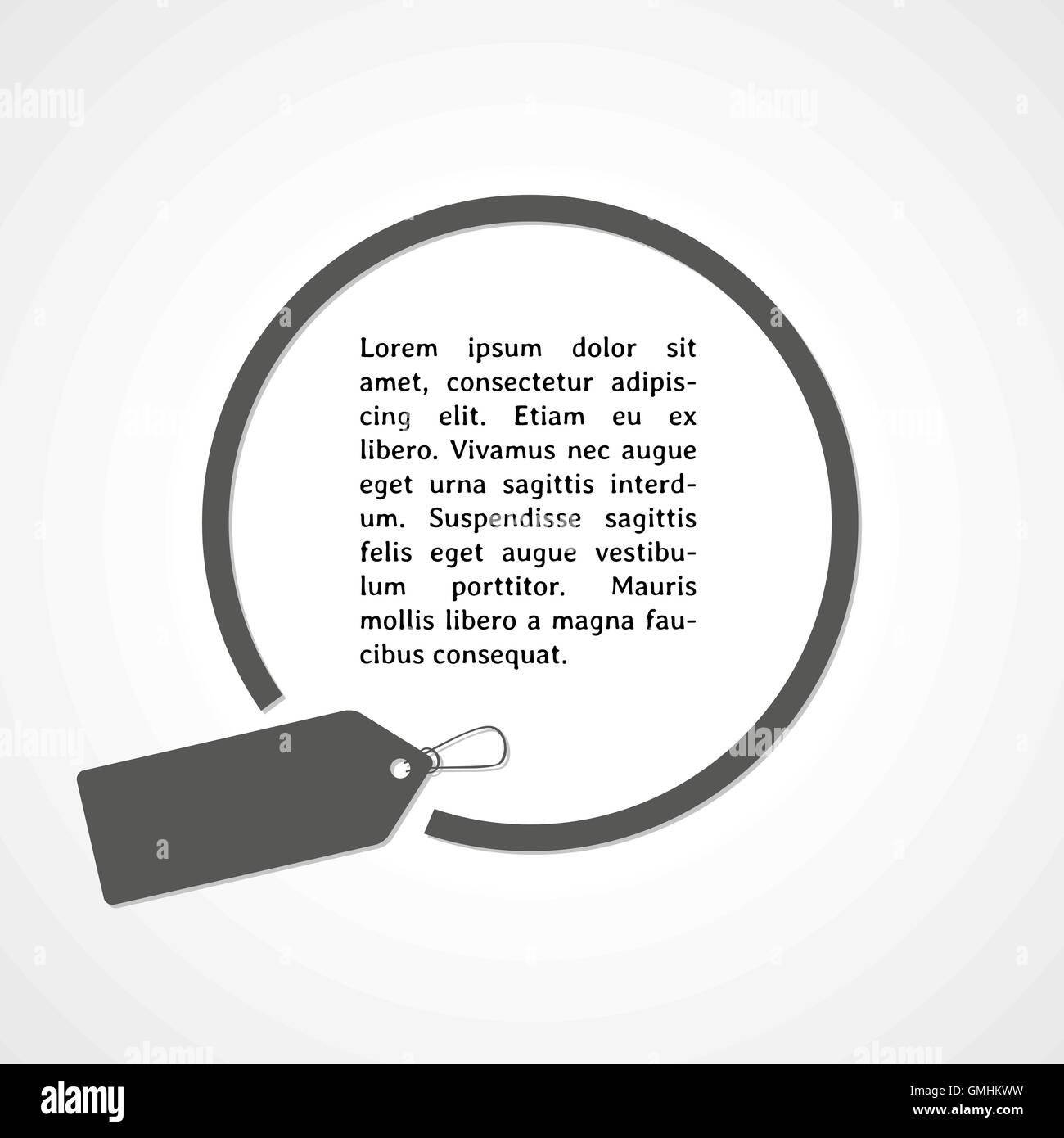 gray price tag and circle Stock Vector Image & Art - Alamy