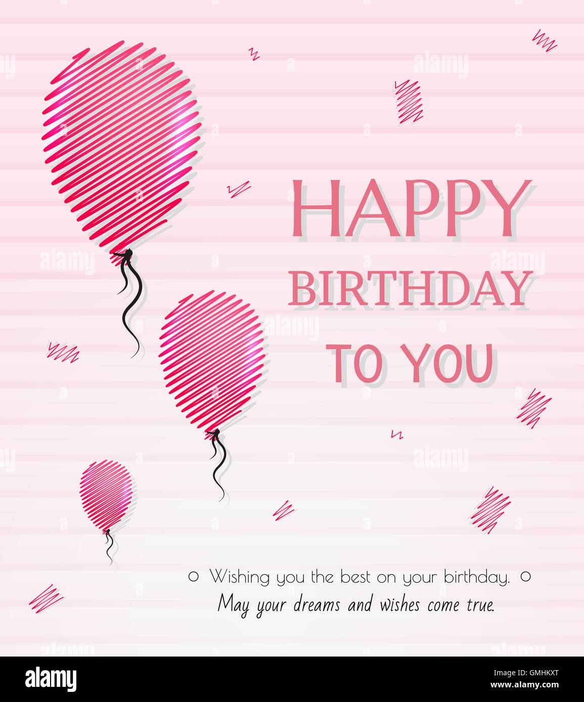 Pink balloon icon Stock Vector Images - Alamy