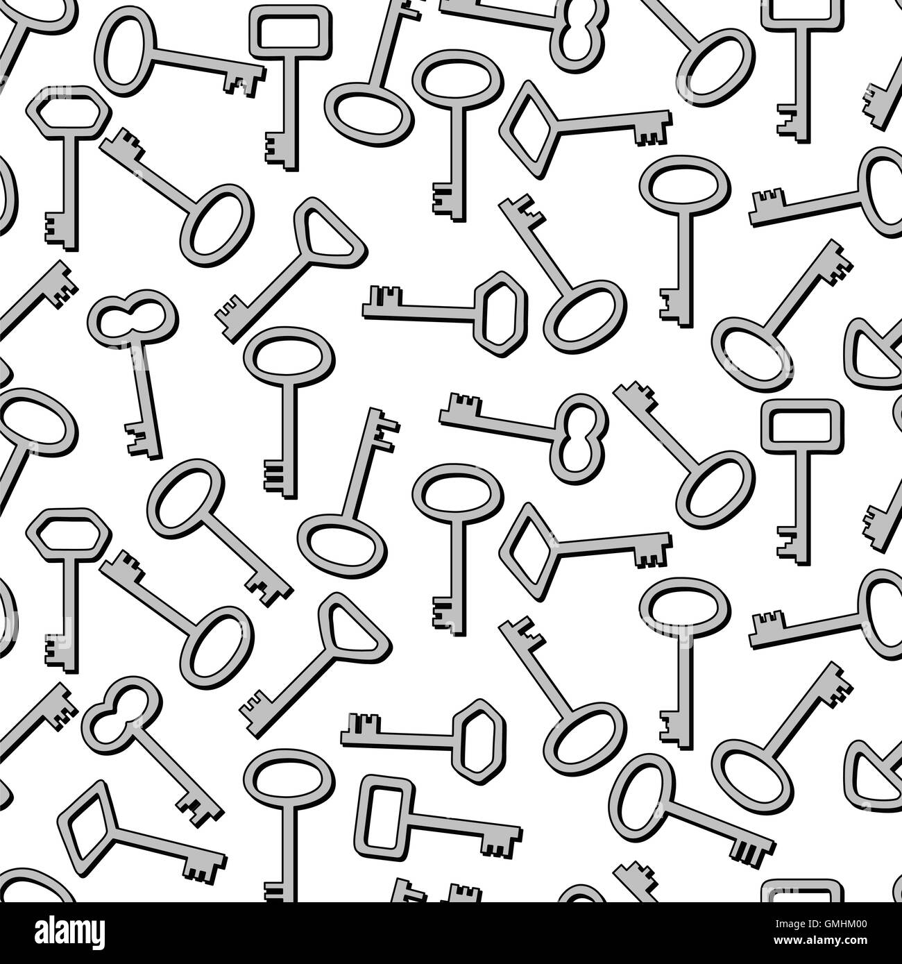 Grey keys Stock Vector Images - Alamy