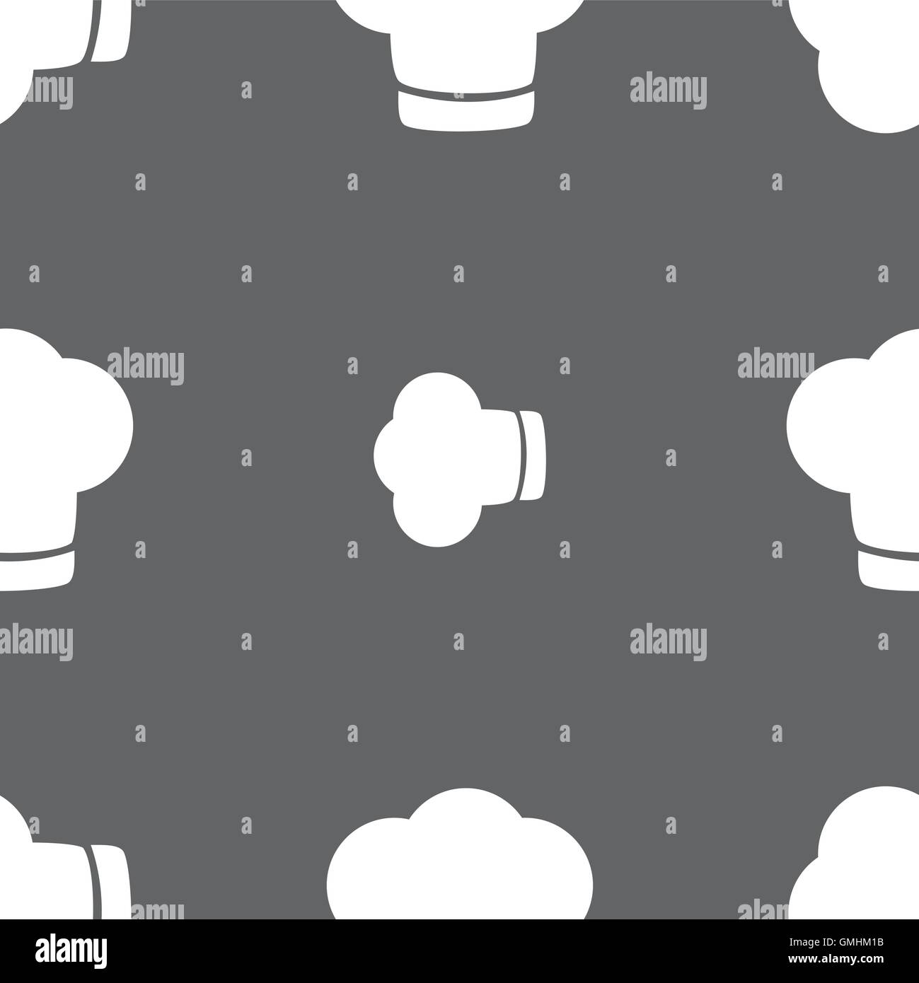 Chef hat sign icon. Cooking symbol. Cooks hat. Seamless pattern on a ...