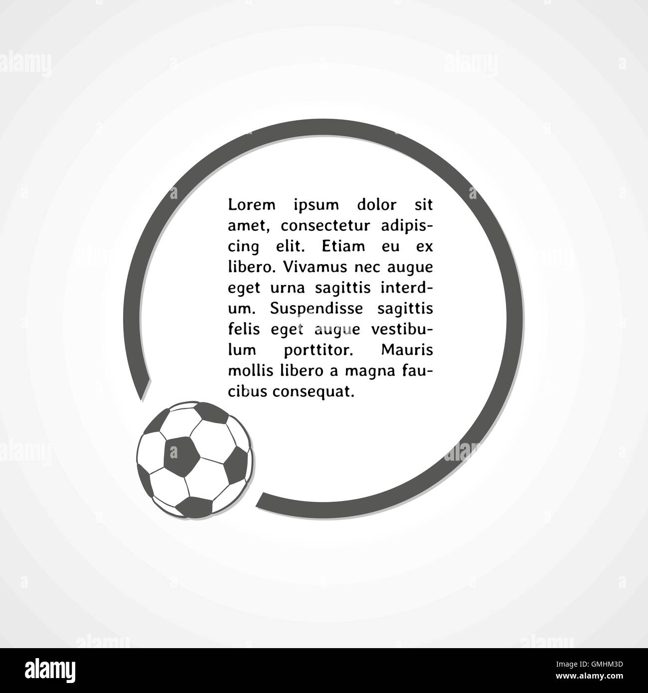 football symbol and circle Stock Vector Image & Art - Alamy