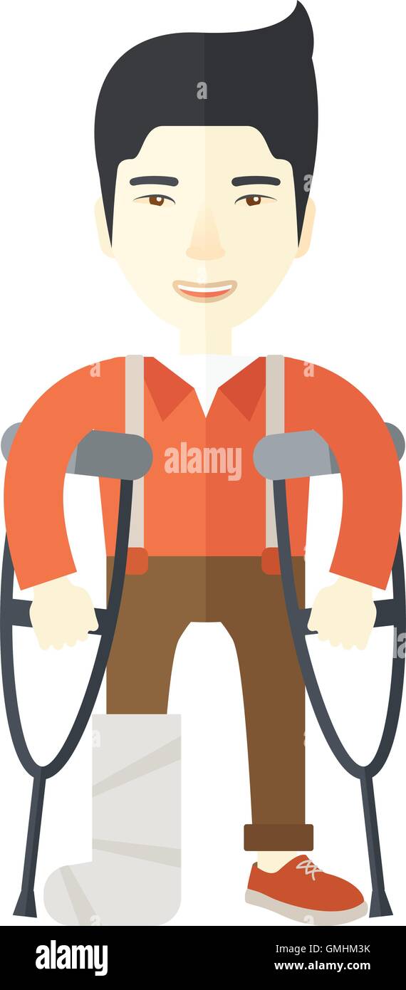 Injured character Stock Vector Images - Alamy