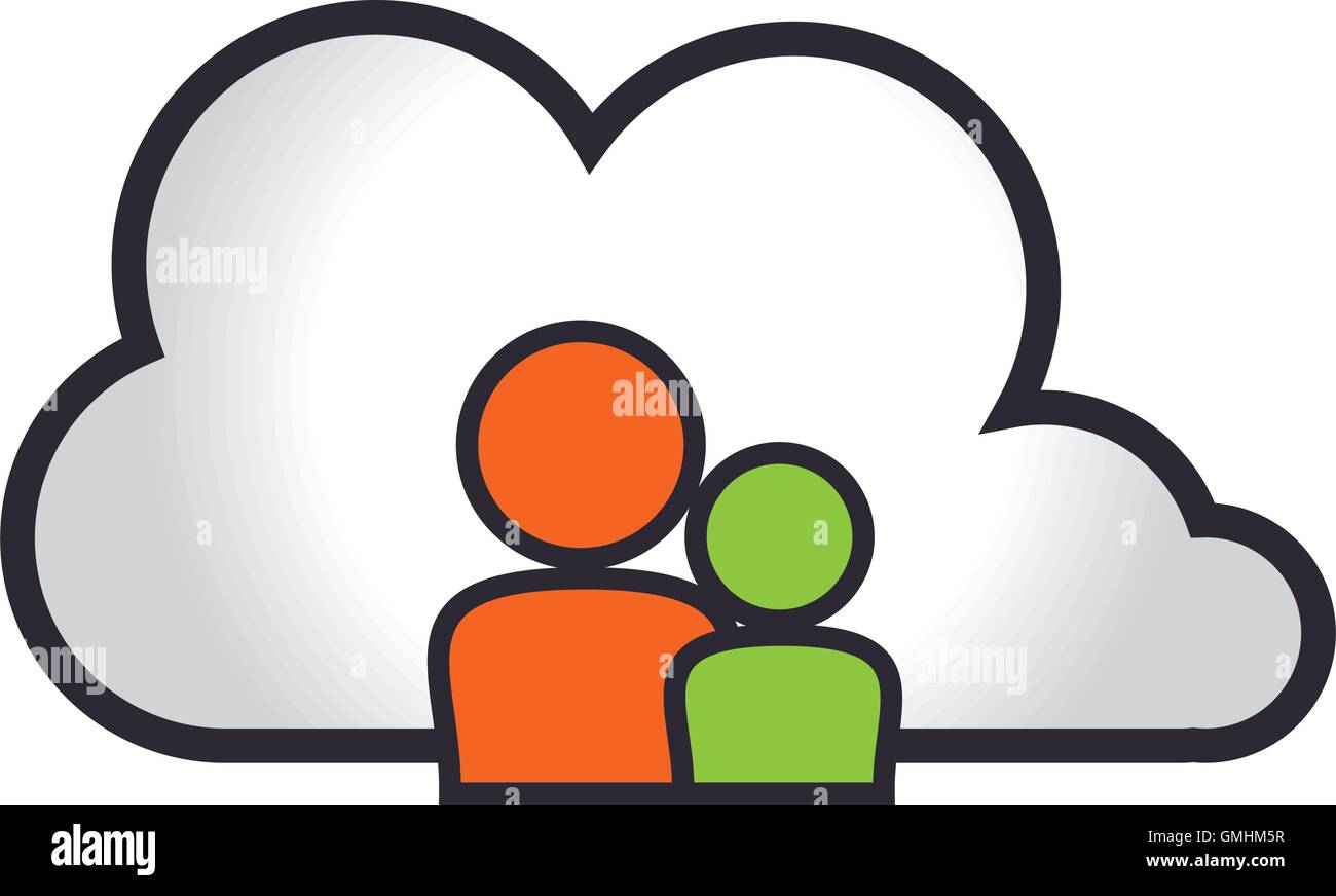 cloud computing and data social media Stock Vector Image & Art - Alamy