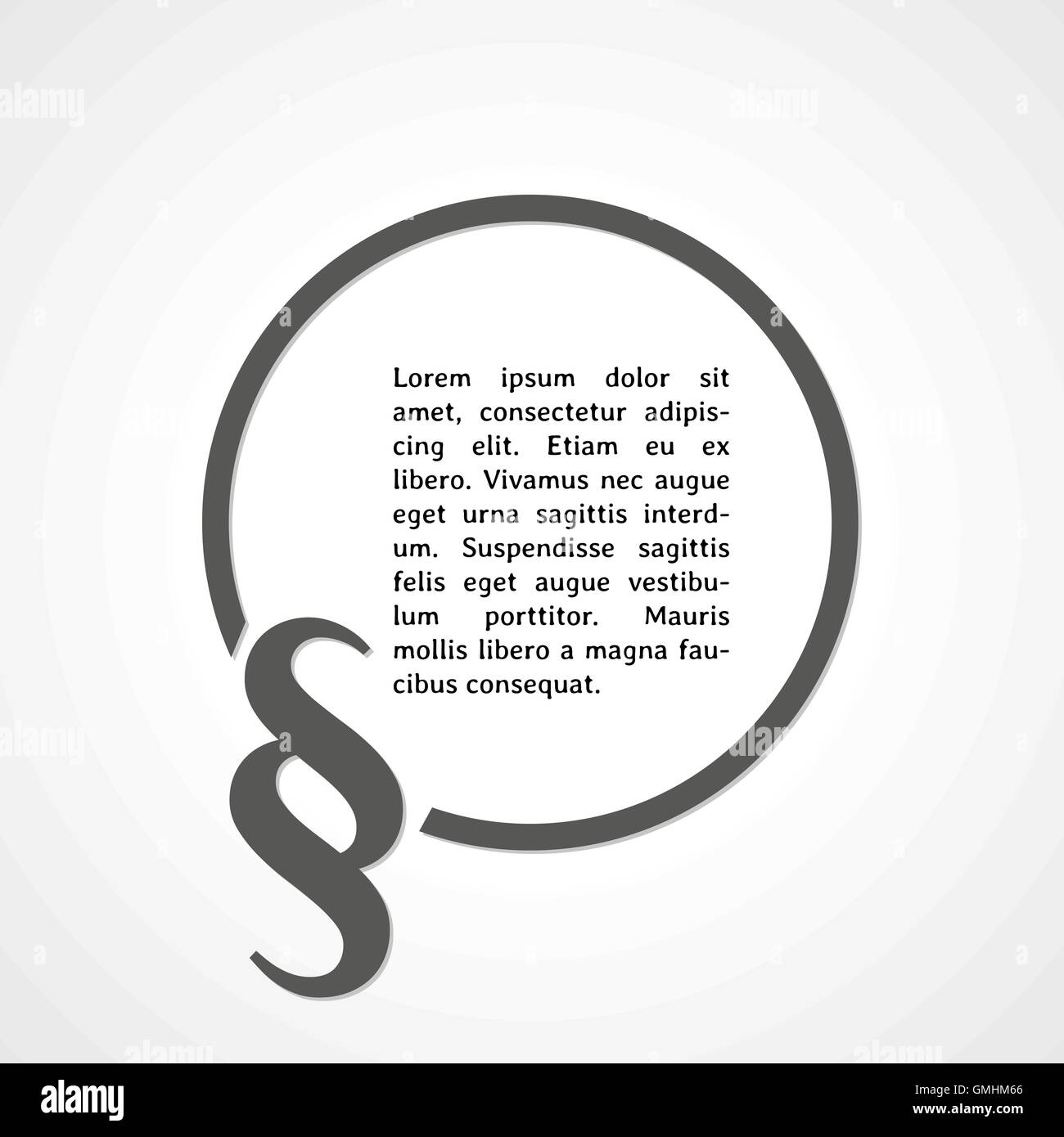 paragraph sign and wide circle Stock Vector Image & Art - Alamy