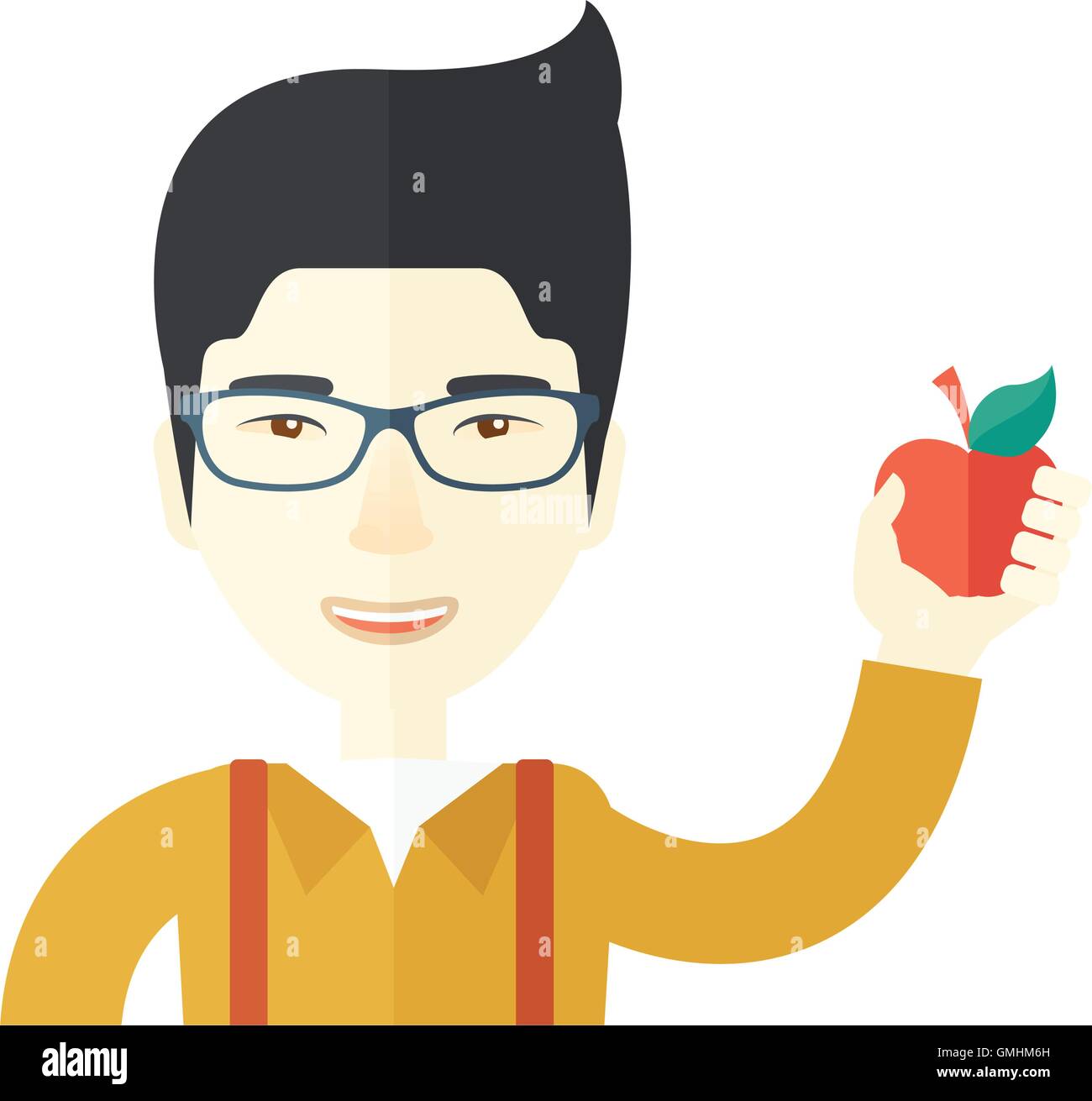Apple glasses Stock Vector Images - Alamy