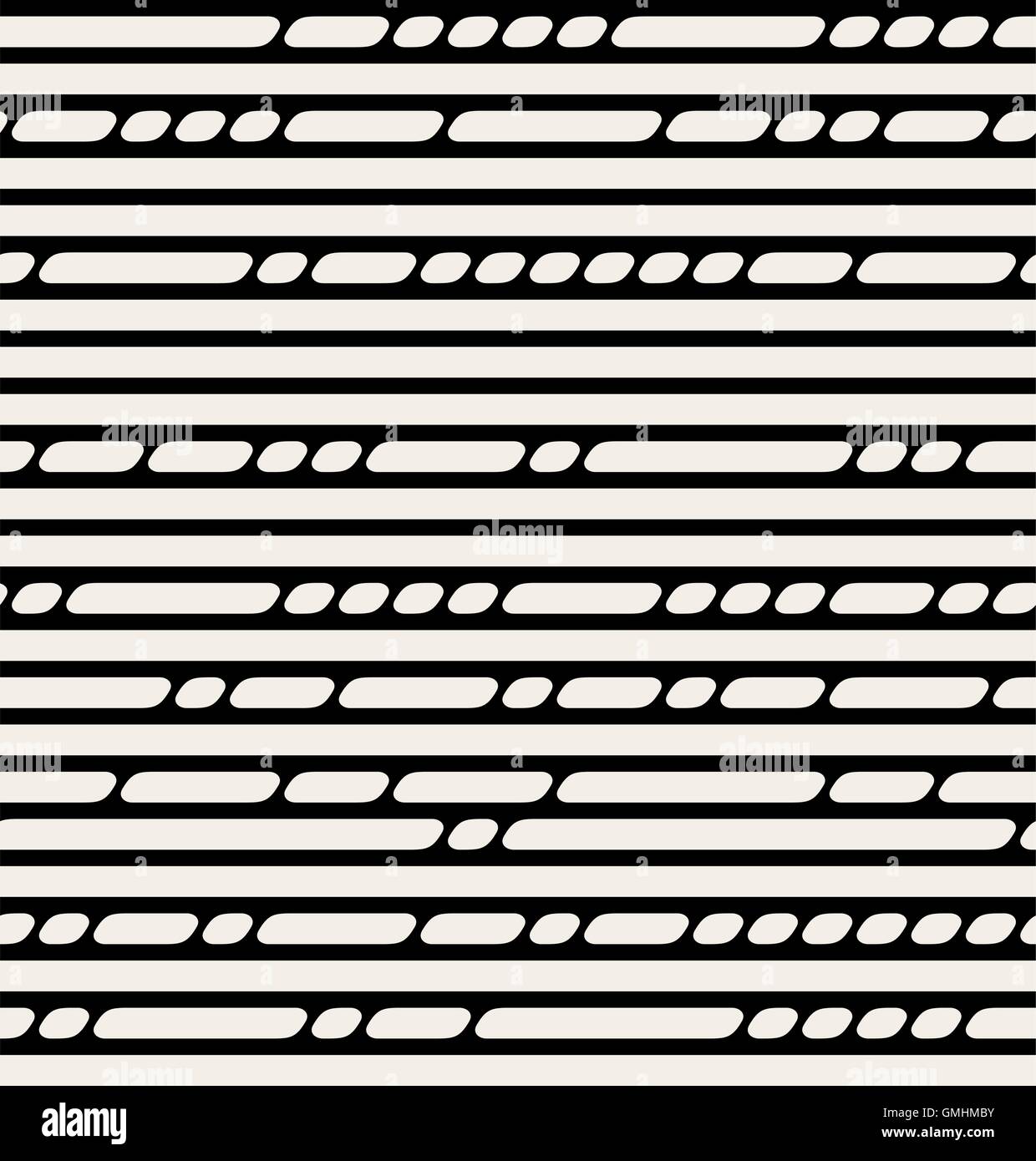 Vector Seamless Black And White Lines Pattern Stock Vector Image & Art ...