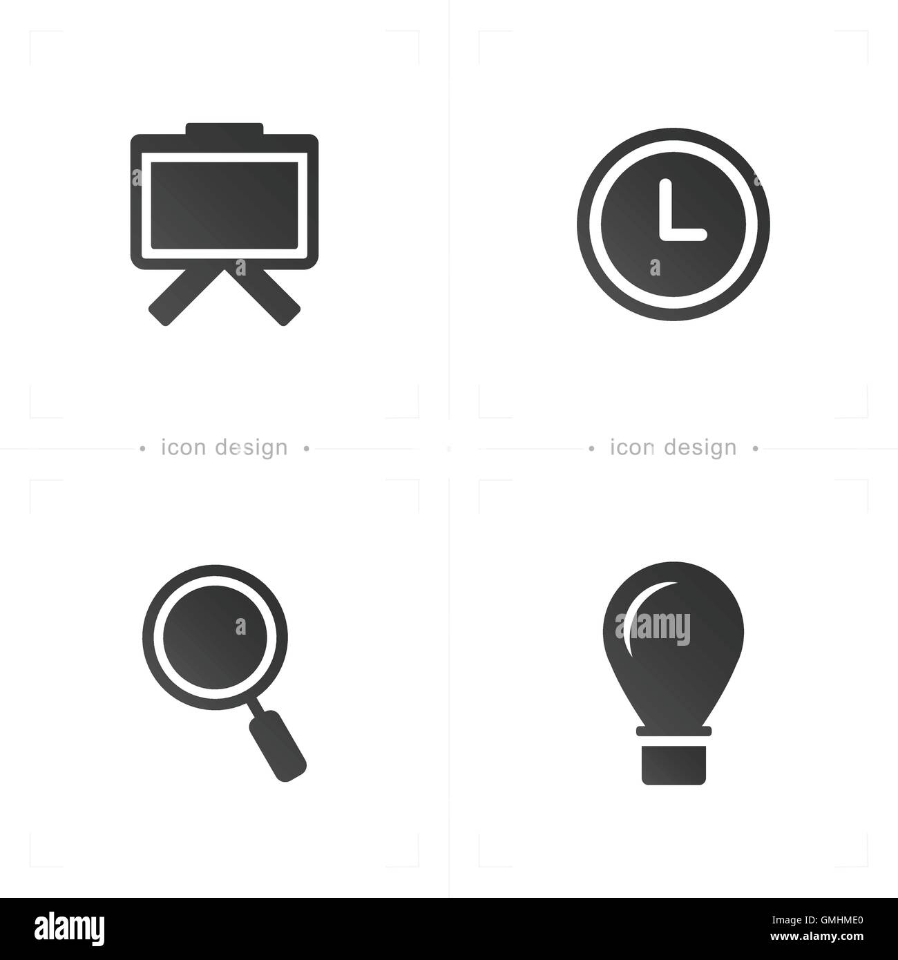 Presentation icons hi-res stock photography and images - Alamy