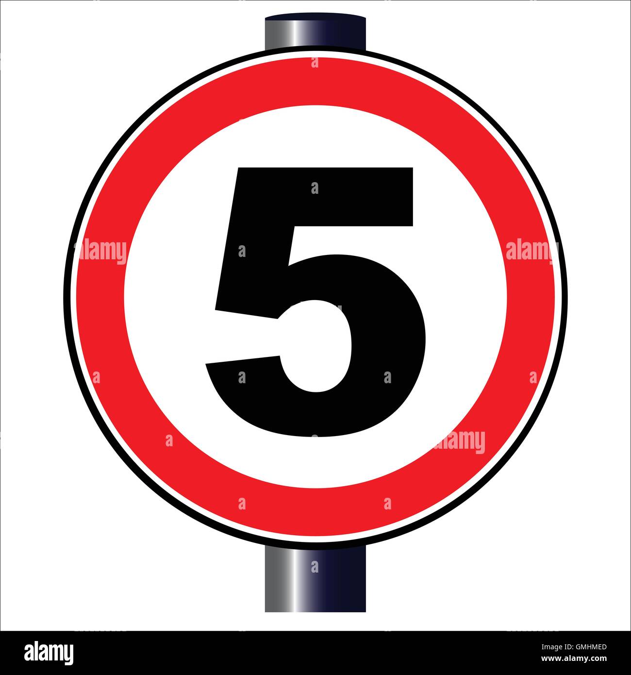 5 mph Sign Stock Vector Image & Art - Alamy