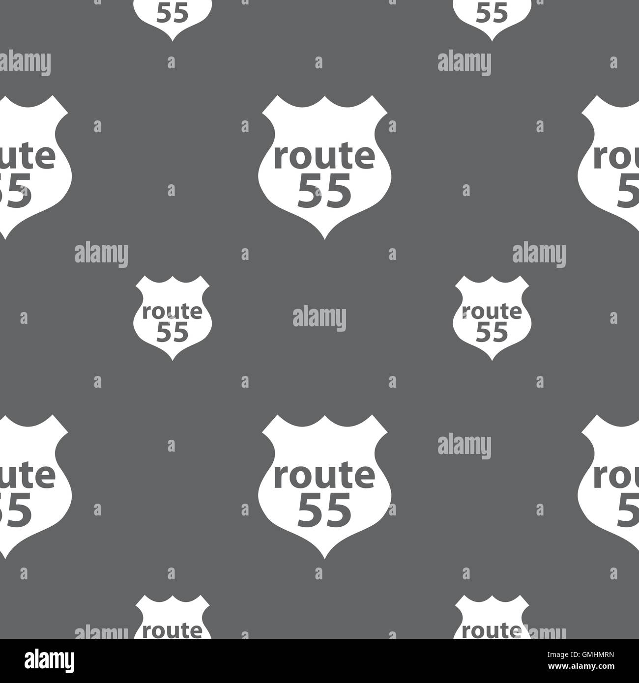 Bike route signage Stock Vector Images - Alamy