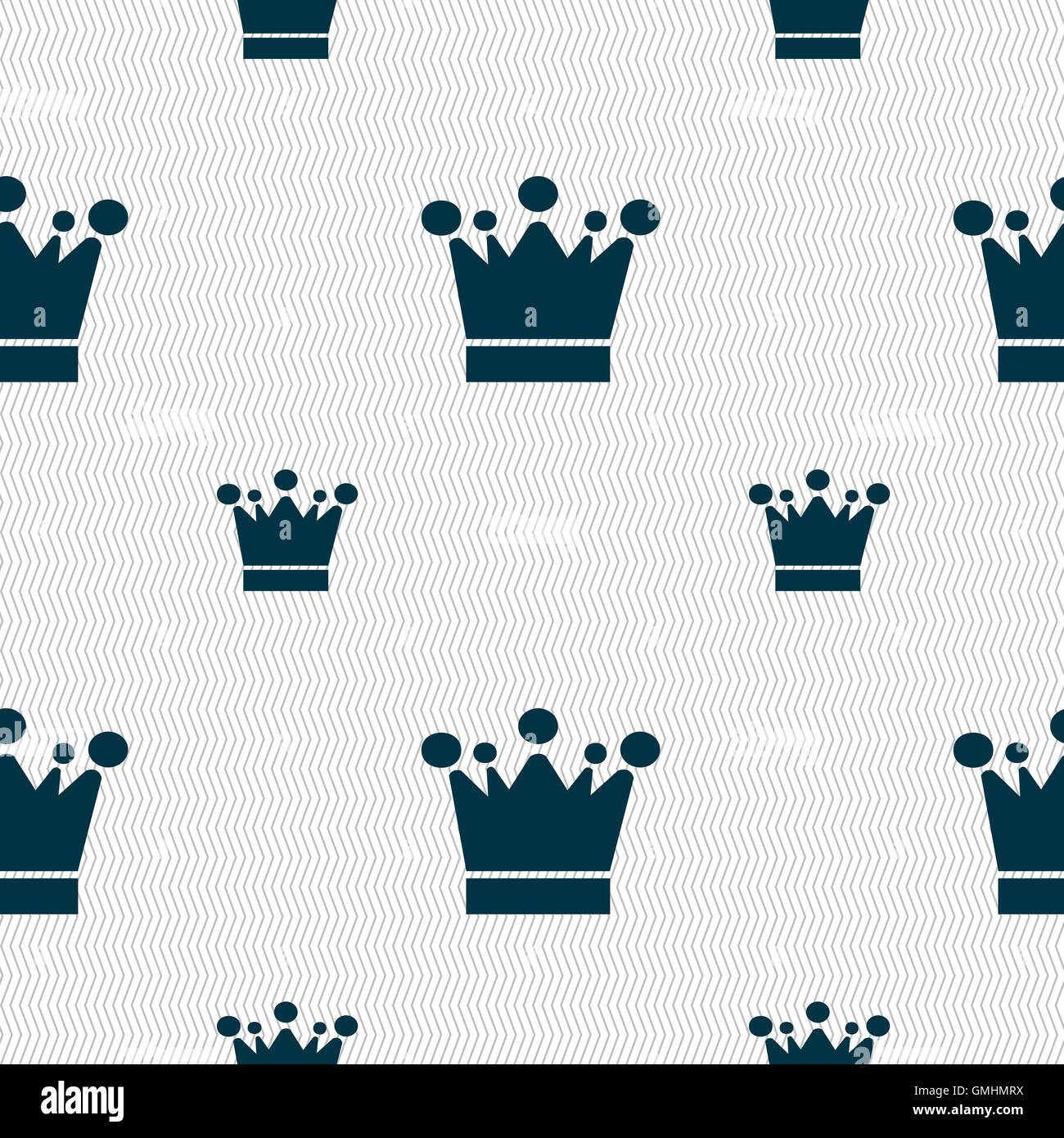 Crown pattern vector hi-res stock photography and images - Alamy