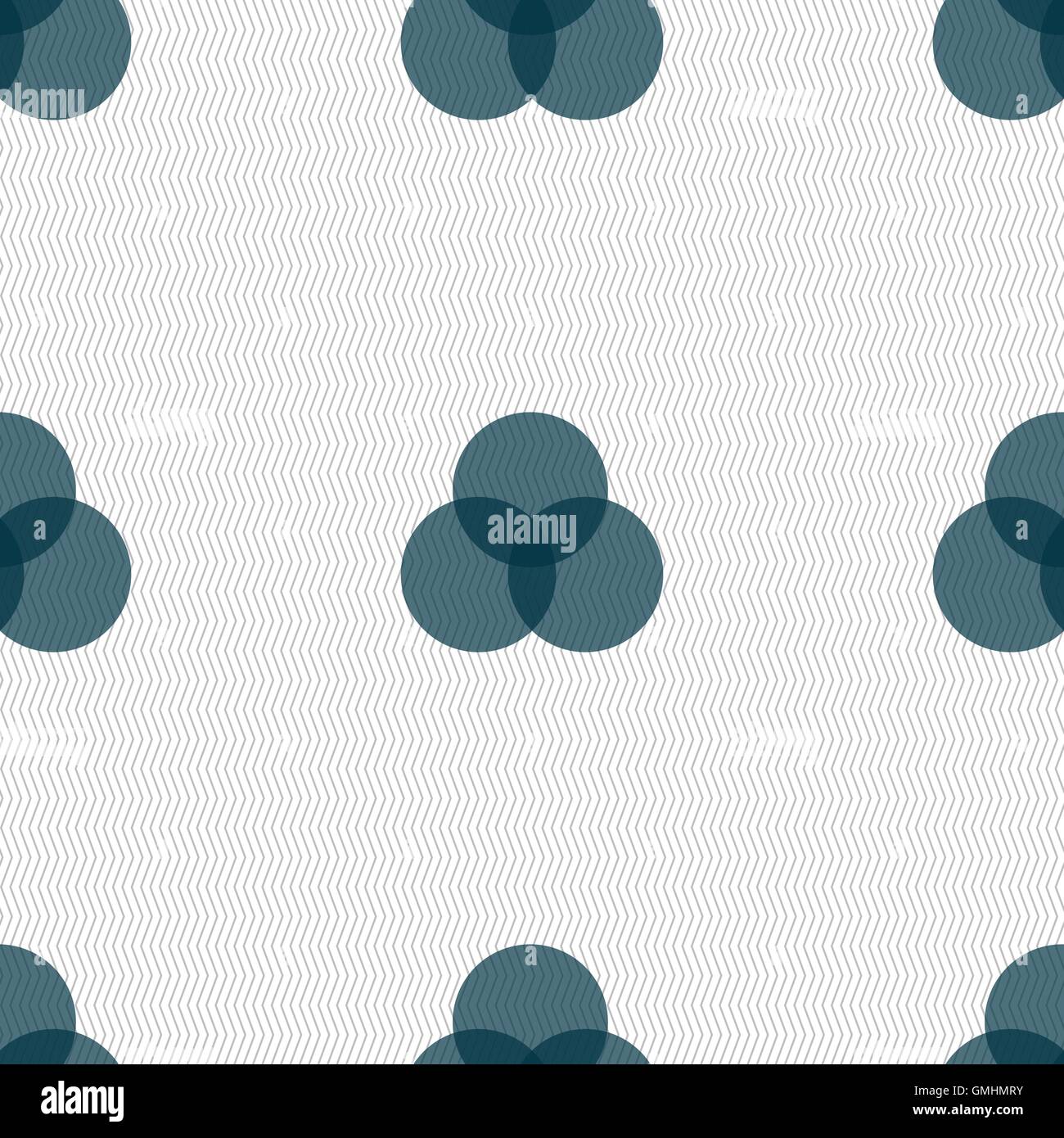 Color scheme icon sign. Seamless abstract background with geometric ...