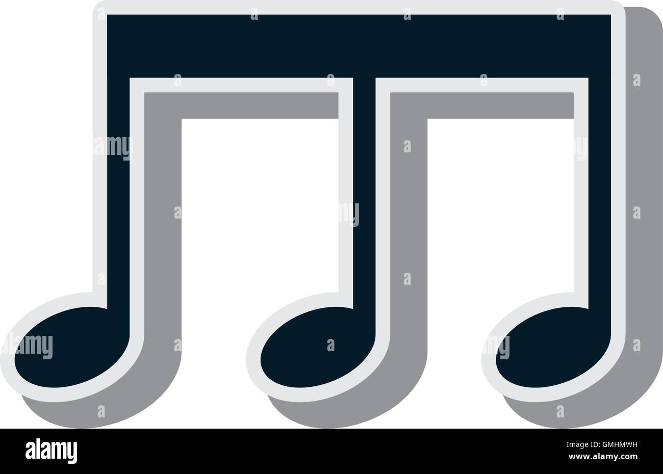 music note symbol Stock Vector Image & Art - Alamy