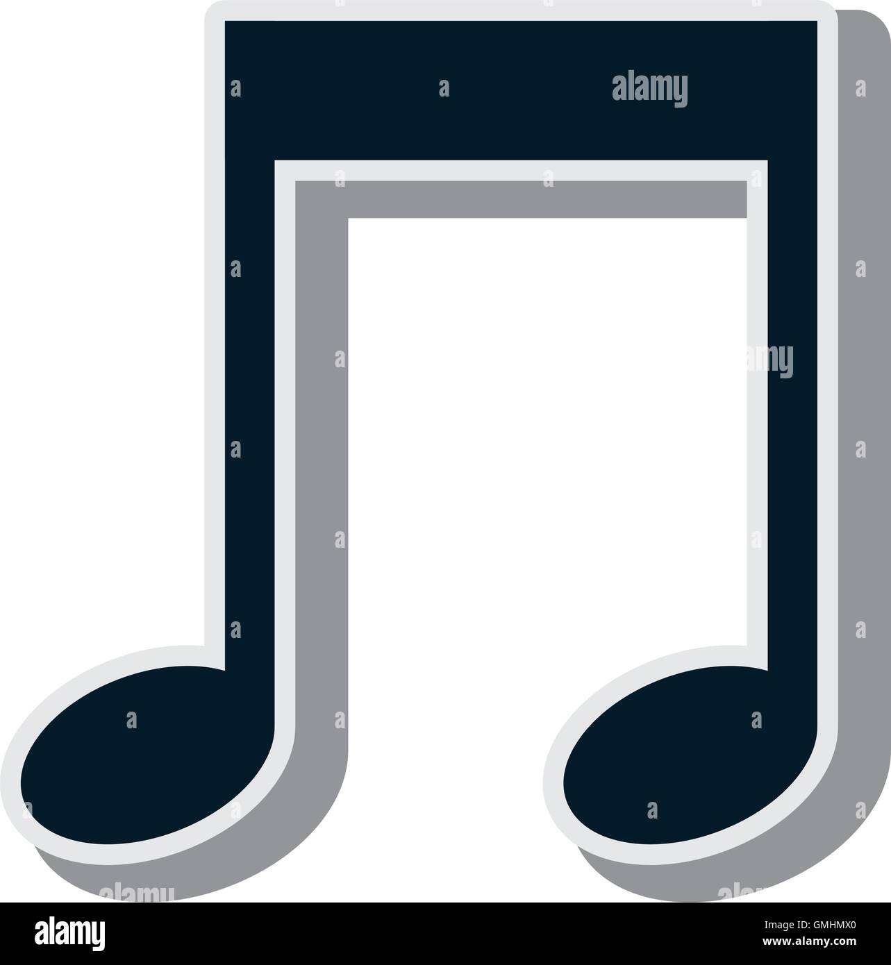 music note symbol Stock Vector Image & Art - Alamy