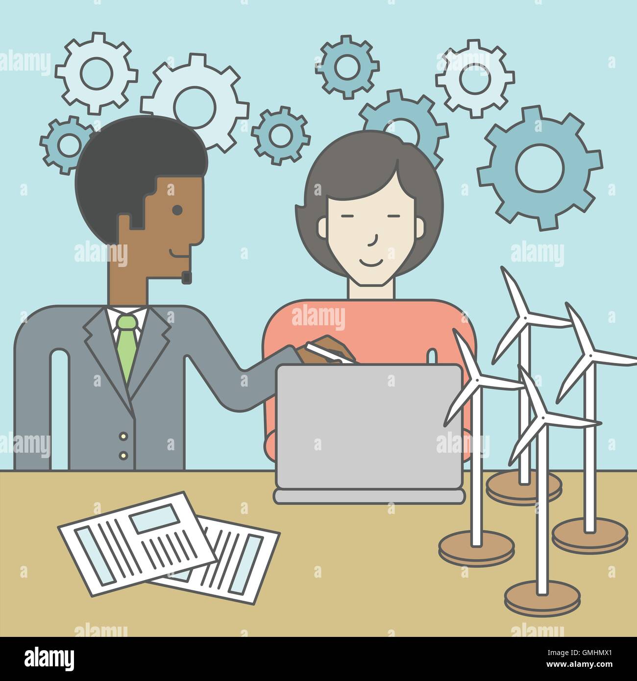 Asian woman farm Stock Vector Images - Alamy