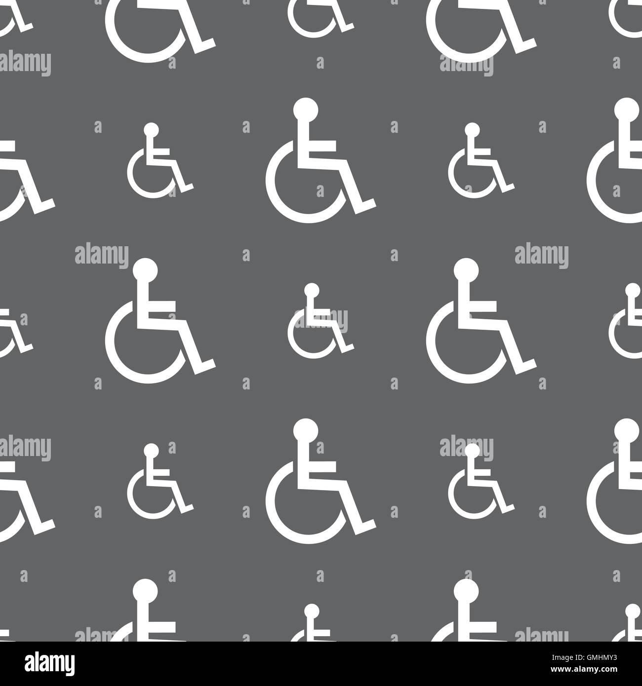 Disabled sign icon. Human on wheelchair symbol. Handicapped invalid ...
