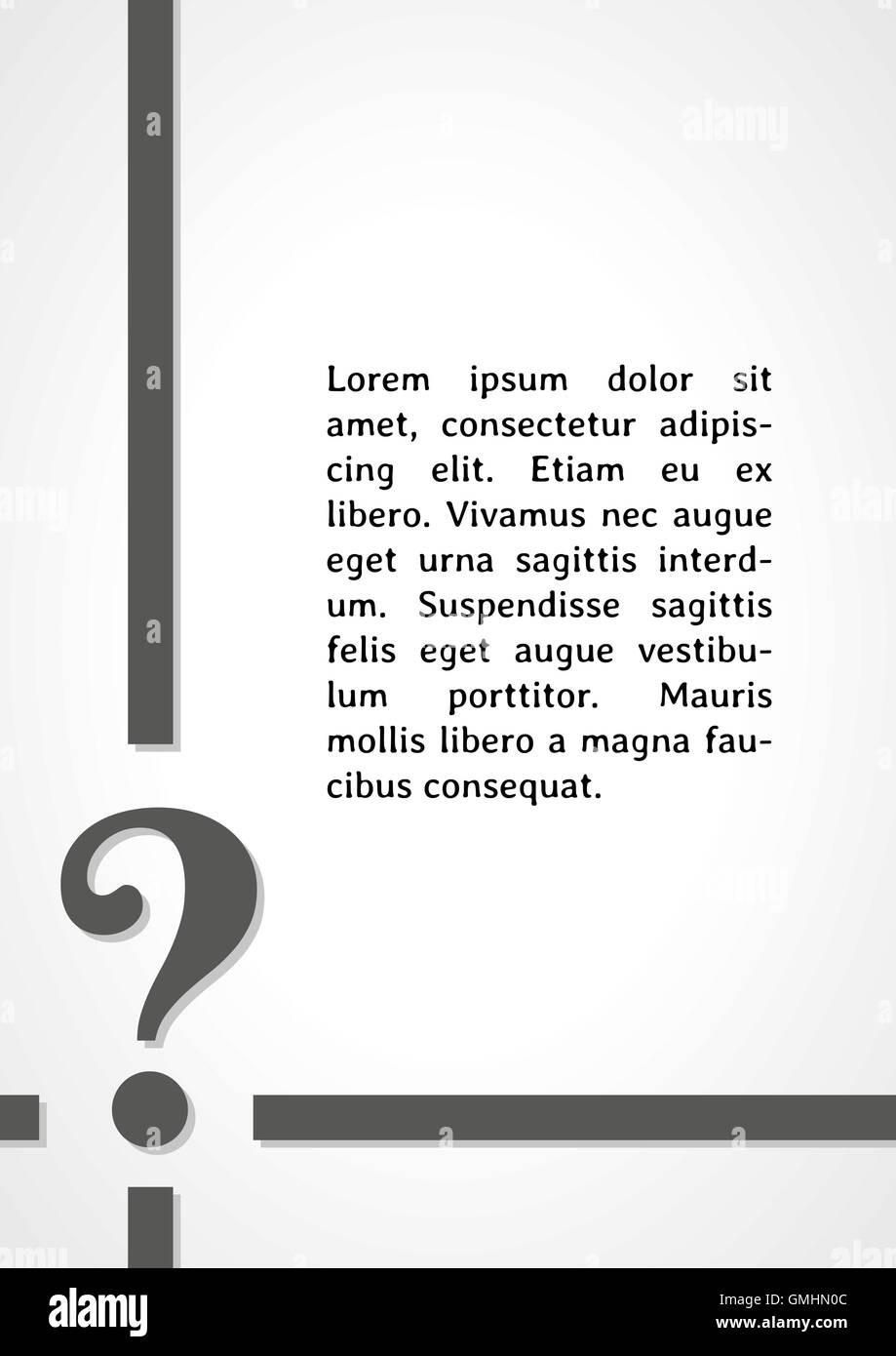 question mark symbol dark infographics Stock Vector Image & Art - Alamy