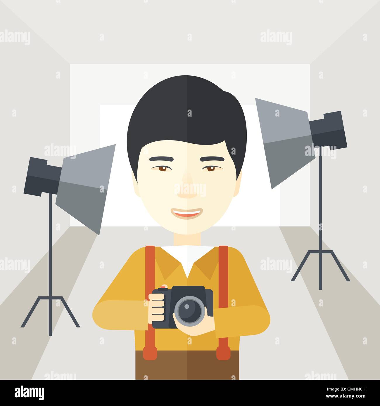 Photographer in studio Stock Vector Image & Art - Alamy