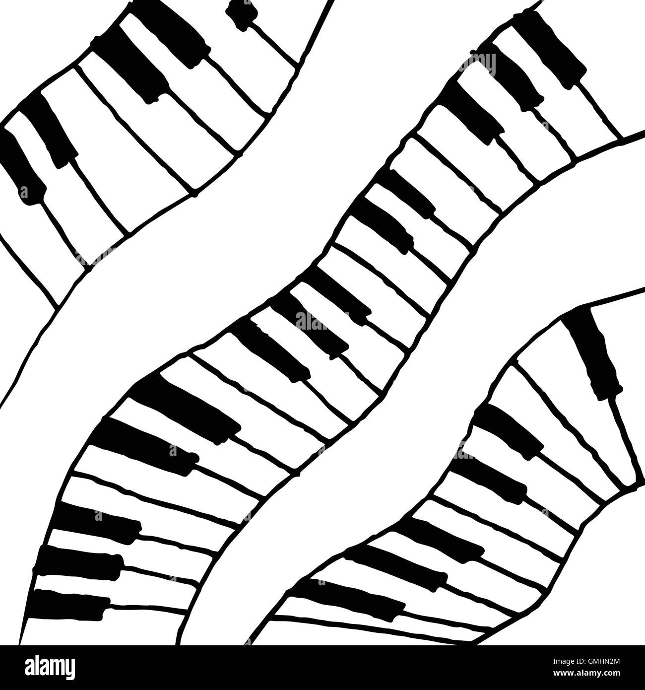Piano - vector illustration Stock Vector Image & Art - Alamy