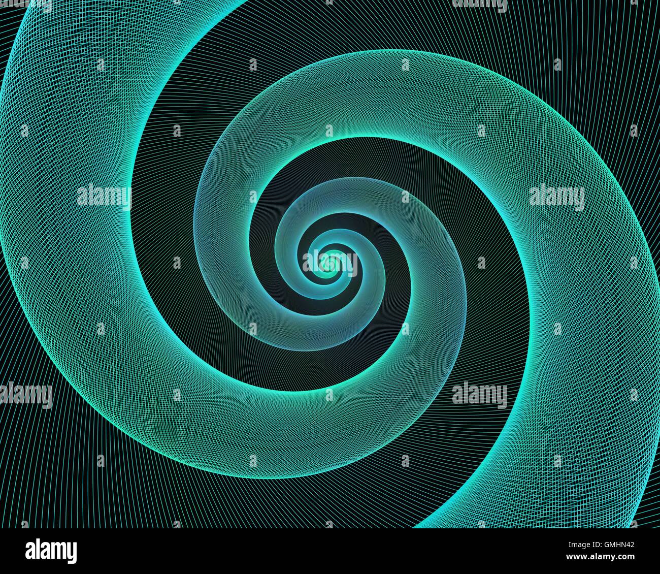 Cyan spiral design background Stock Vector Image & Art - Alamy