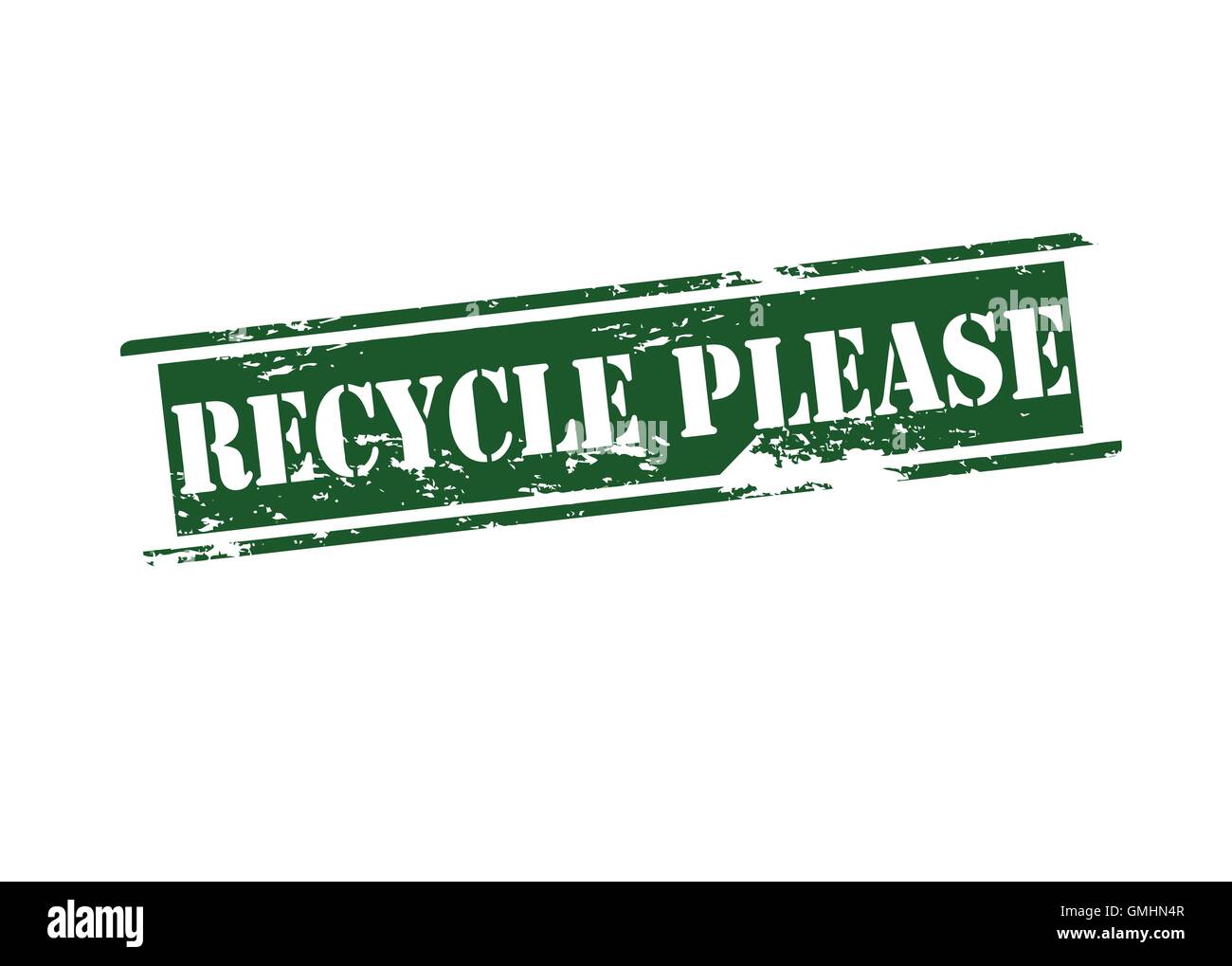 Please recycle here sign Stock Vector Images - Alamy
