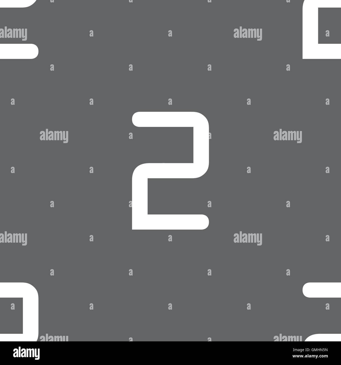 Second place award sign. Winner symbol. Step two. Seamless pattern on a ...