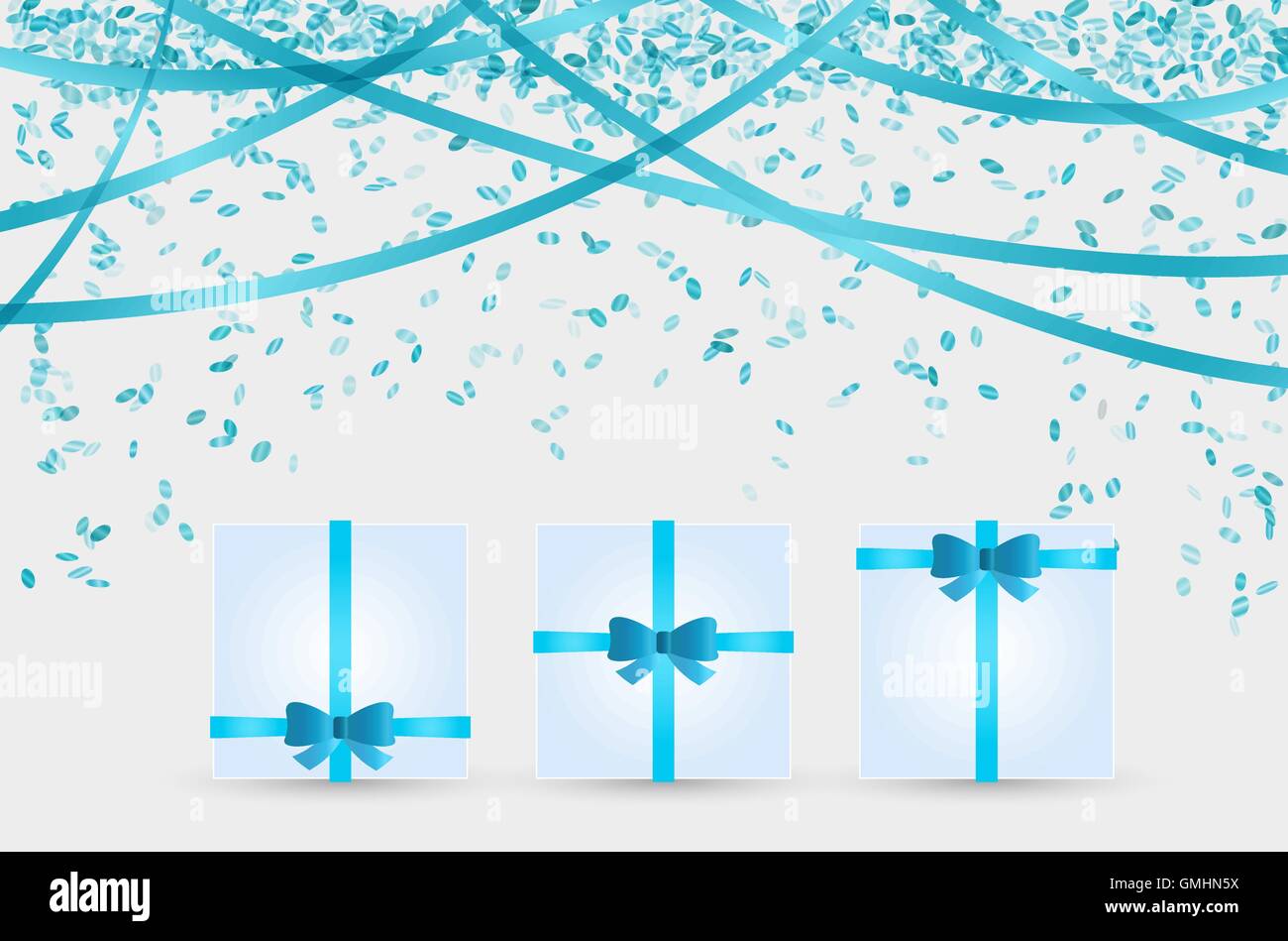 Confetti box Stock Vector Images - Alamy