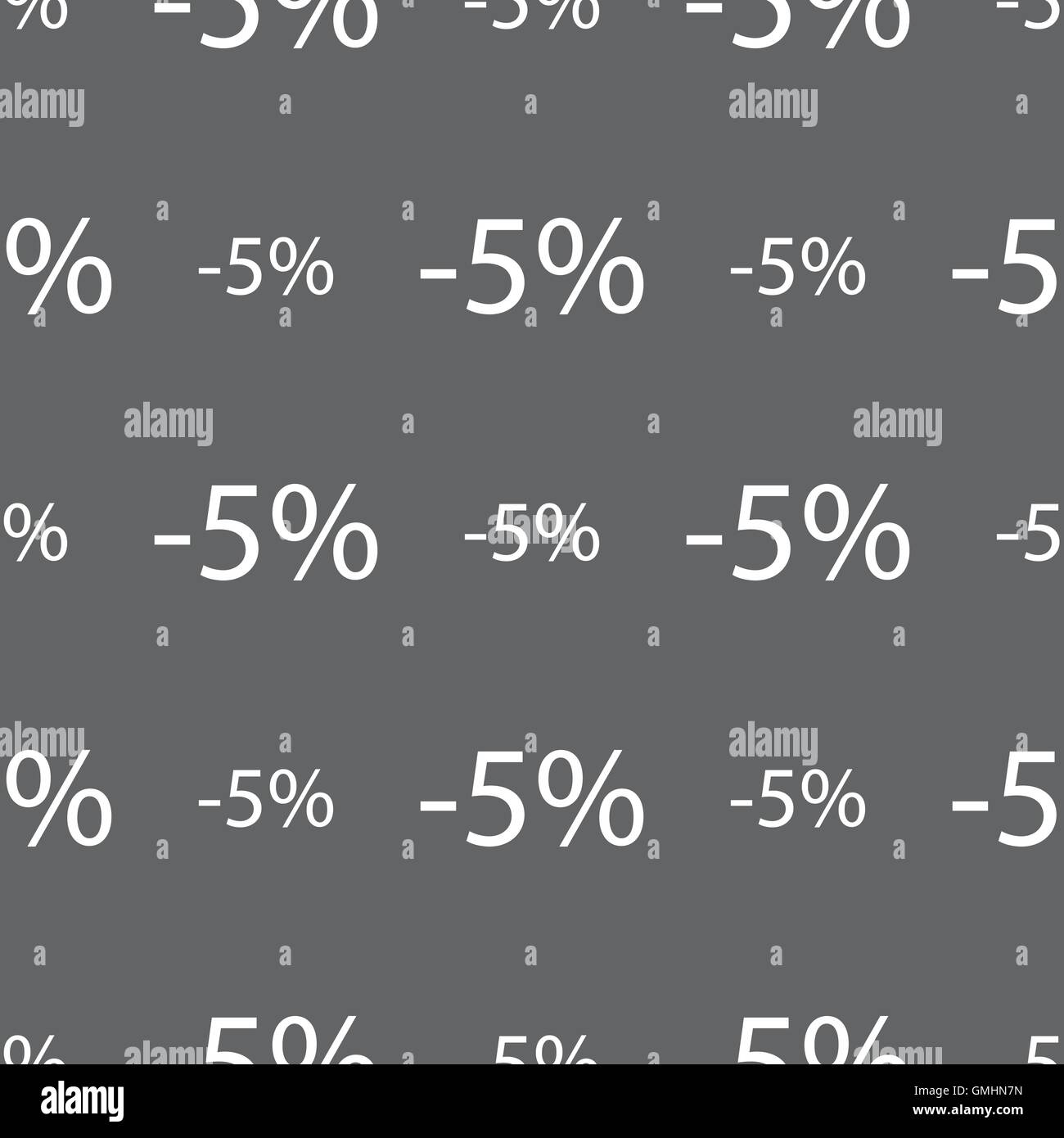 5 percent discount sign icon. Sale symbol. Special offer label ...