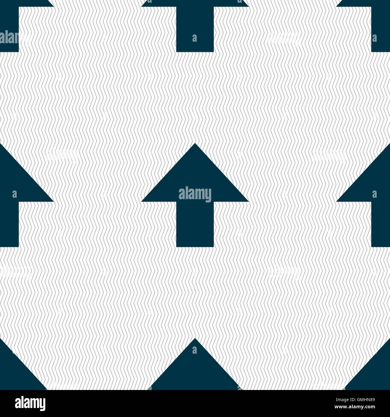 This side up sign icon. Fragile package symbol. Seamless abstract ...