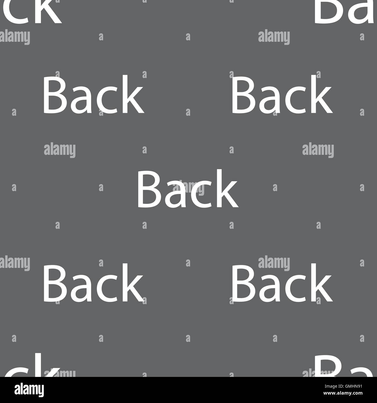 Arrow sign icon. Back button. Navigation symbol. Seamless pattern on a ...