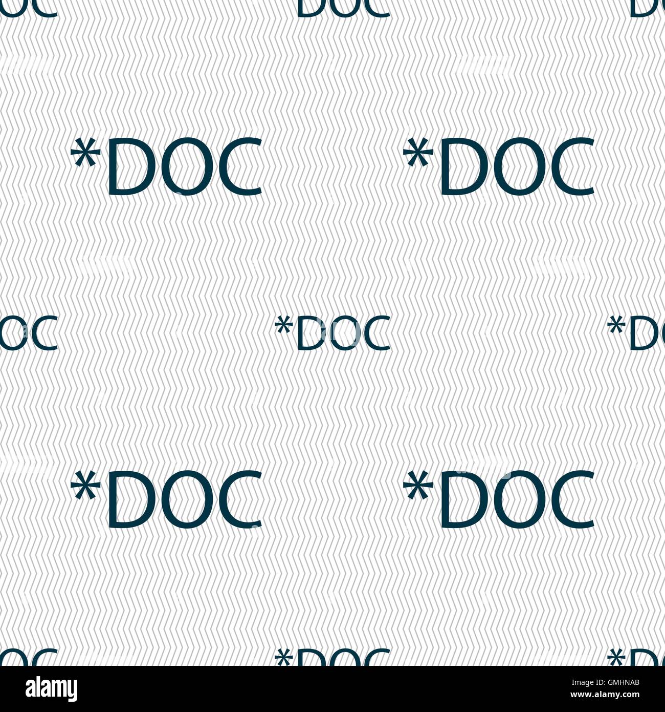 File document icon. Download doc button. Doc file extension symbol ...
