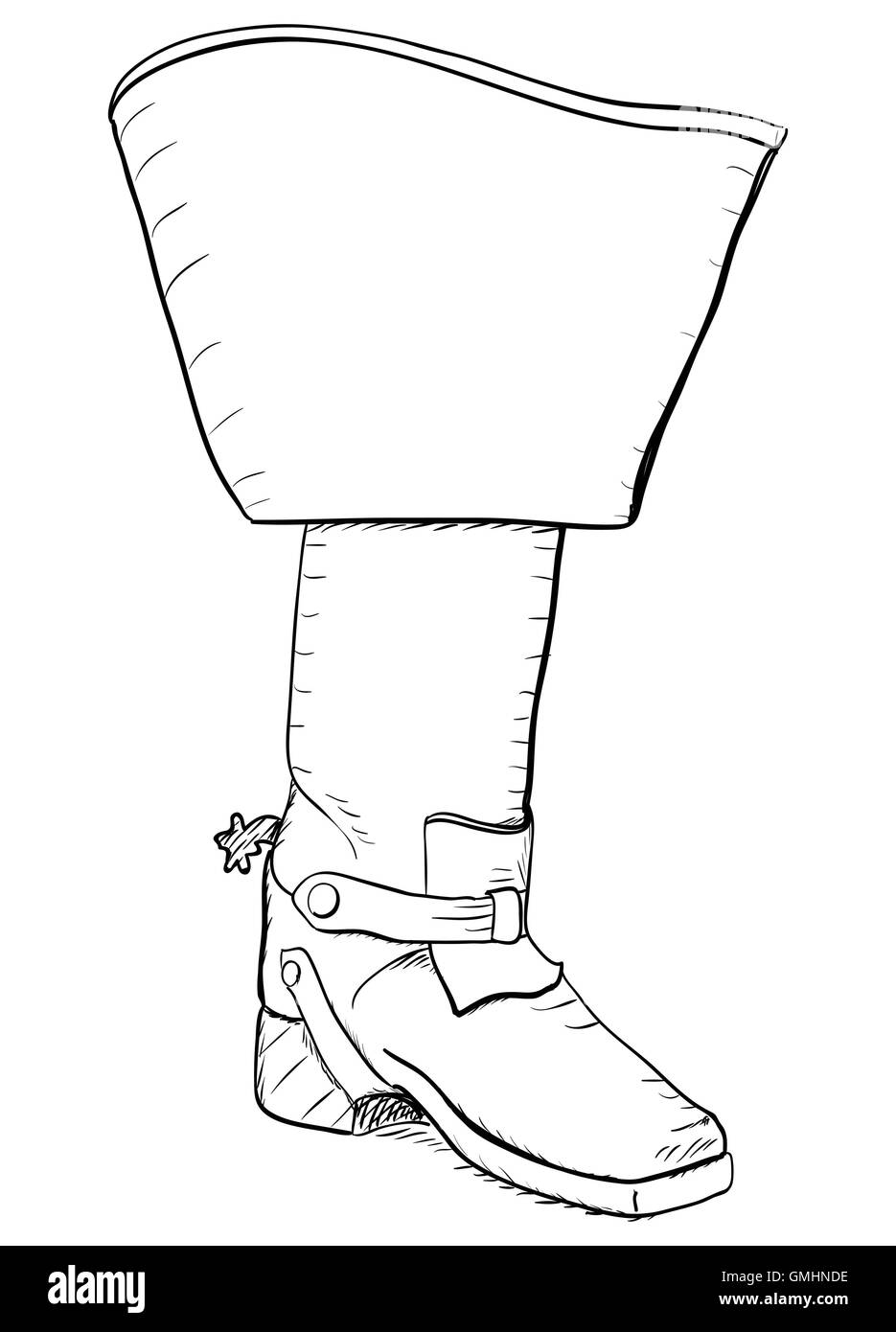 Boot spurs Stock Vector Images - Alamy