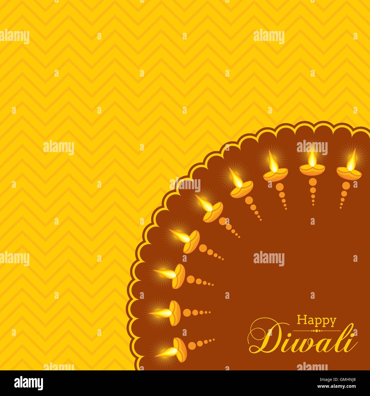 Stylish design and text for Diwali celebration stock vector Stock ...